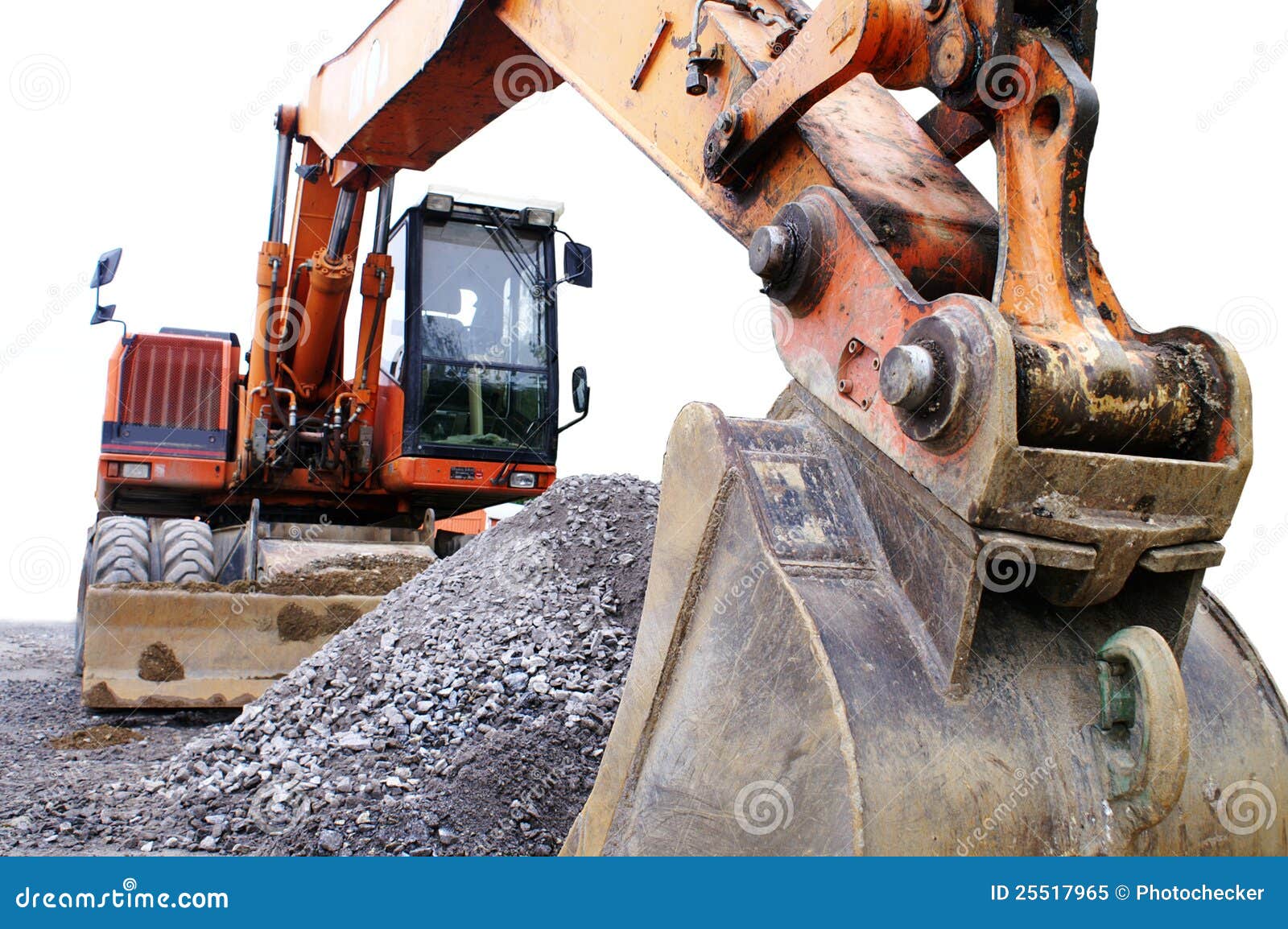 Excavator stock image. Image of earth, earthmover, heavy - 25517965