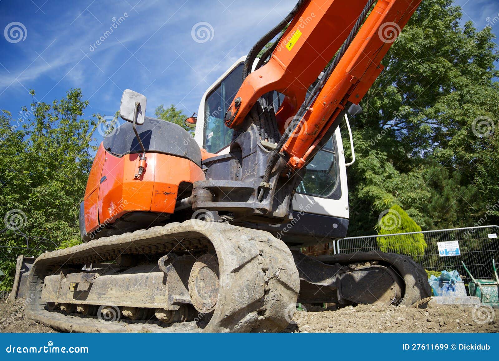 Excavator stock image. Image of bulldozer, power, move - 27611699