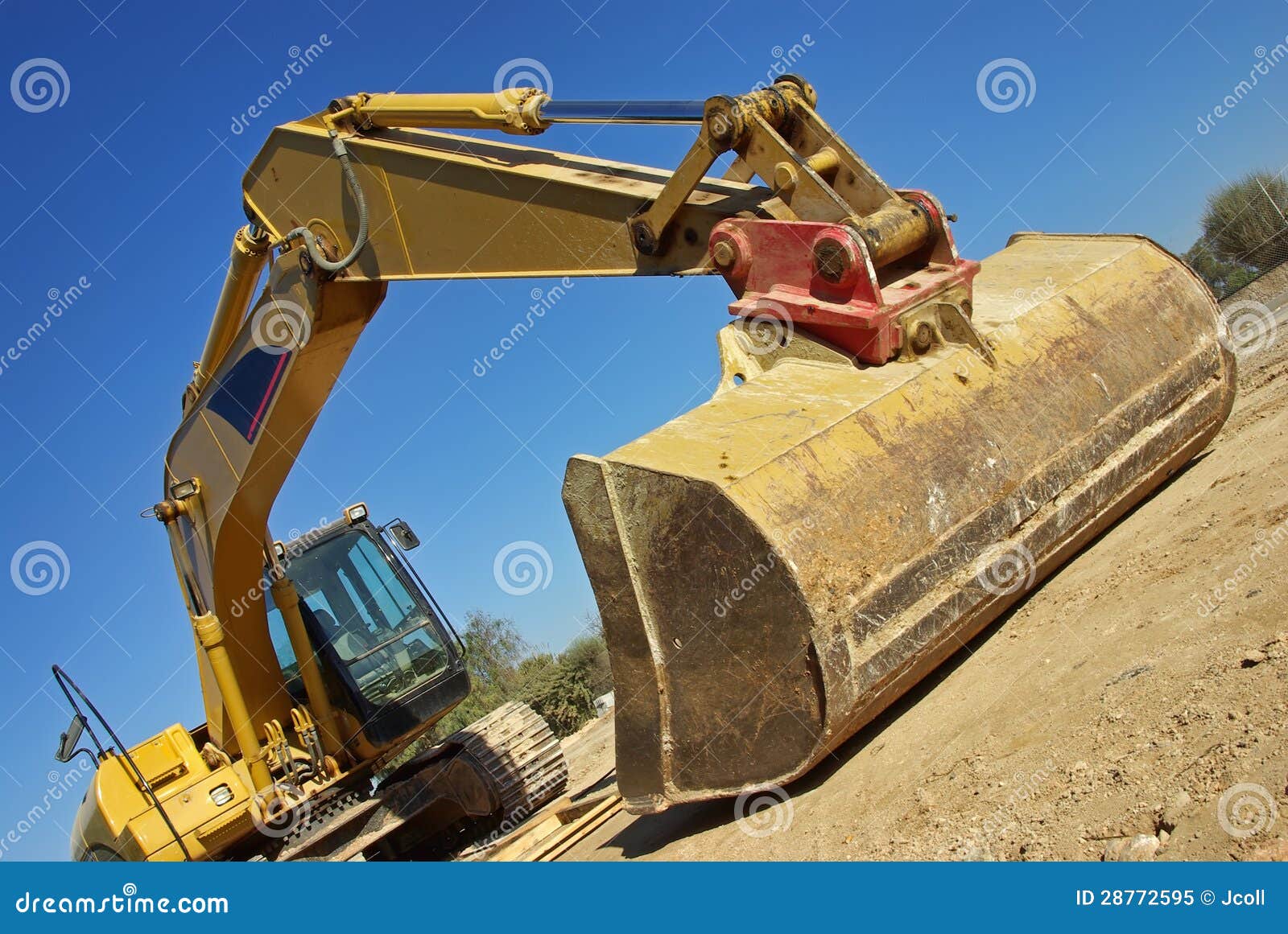 Excavator stock image. Image of excavator, excavation - 28772595