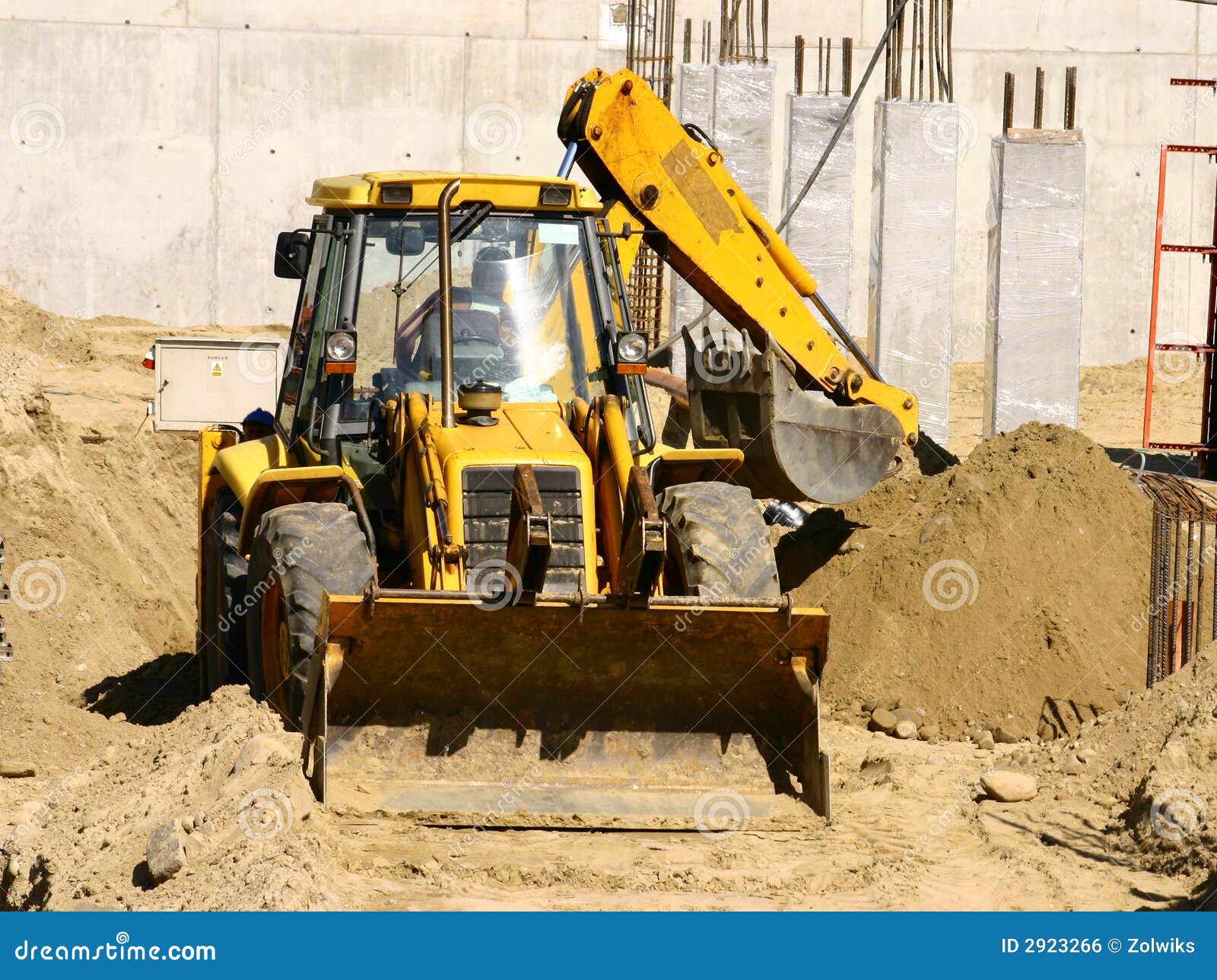 Excavator stock photo. Image of construction, earth, heavy - 2923266