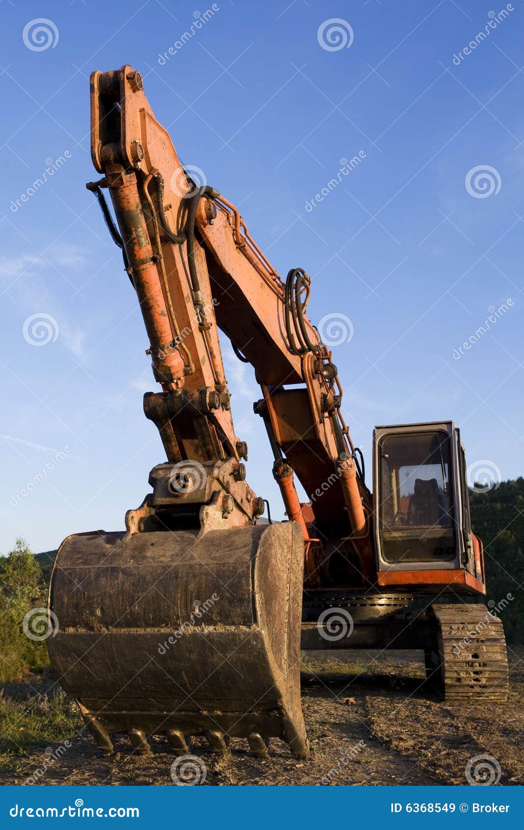 Excavator stock image. Image of digging, excavator, equipment - 6368549