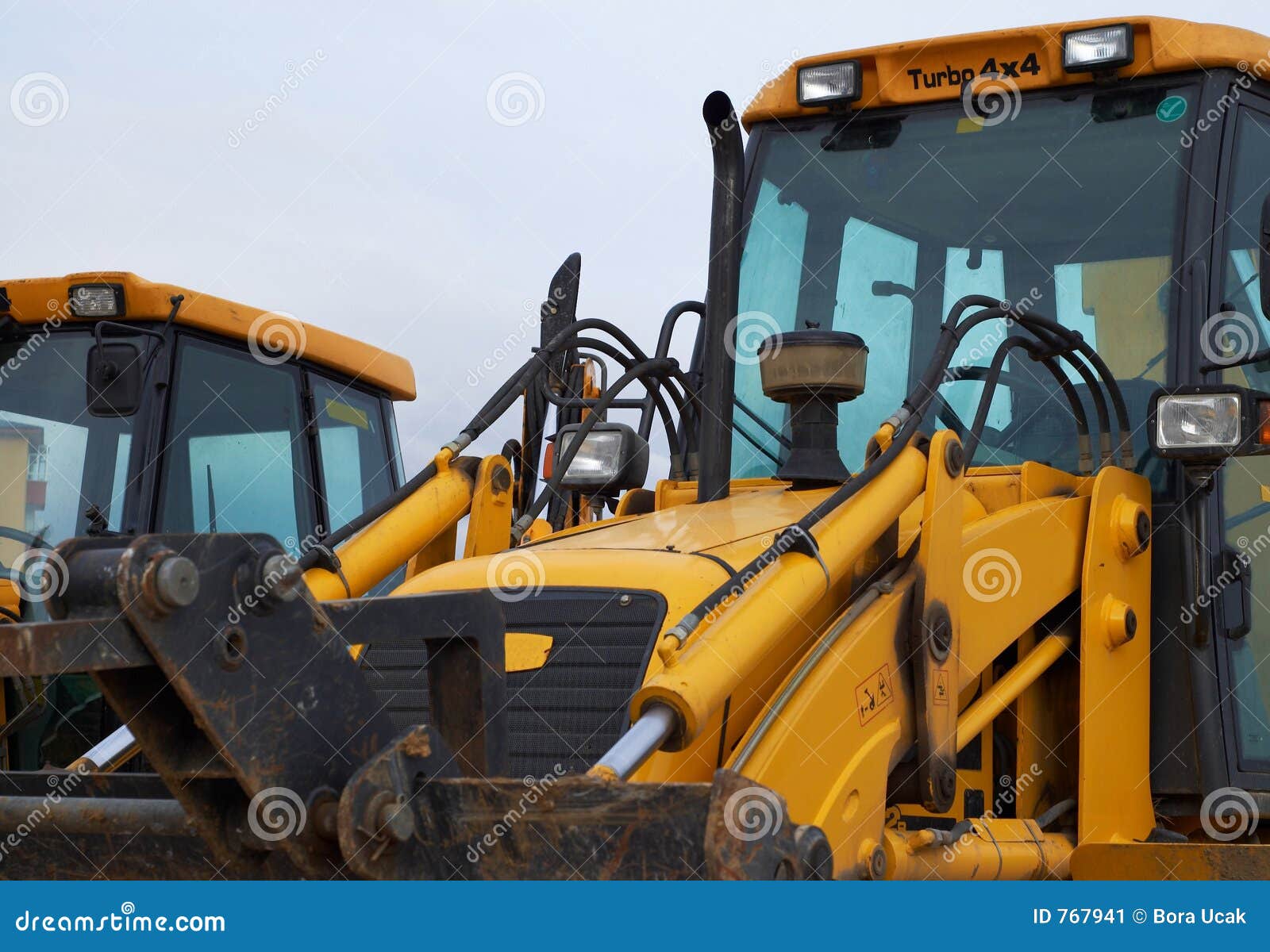 Excavator stock image. Image of outdoor, caterpillar, work - 767941