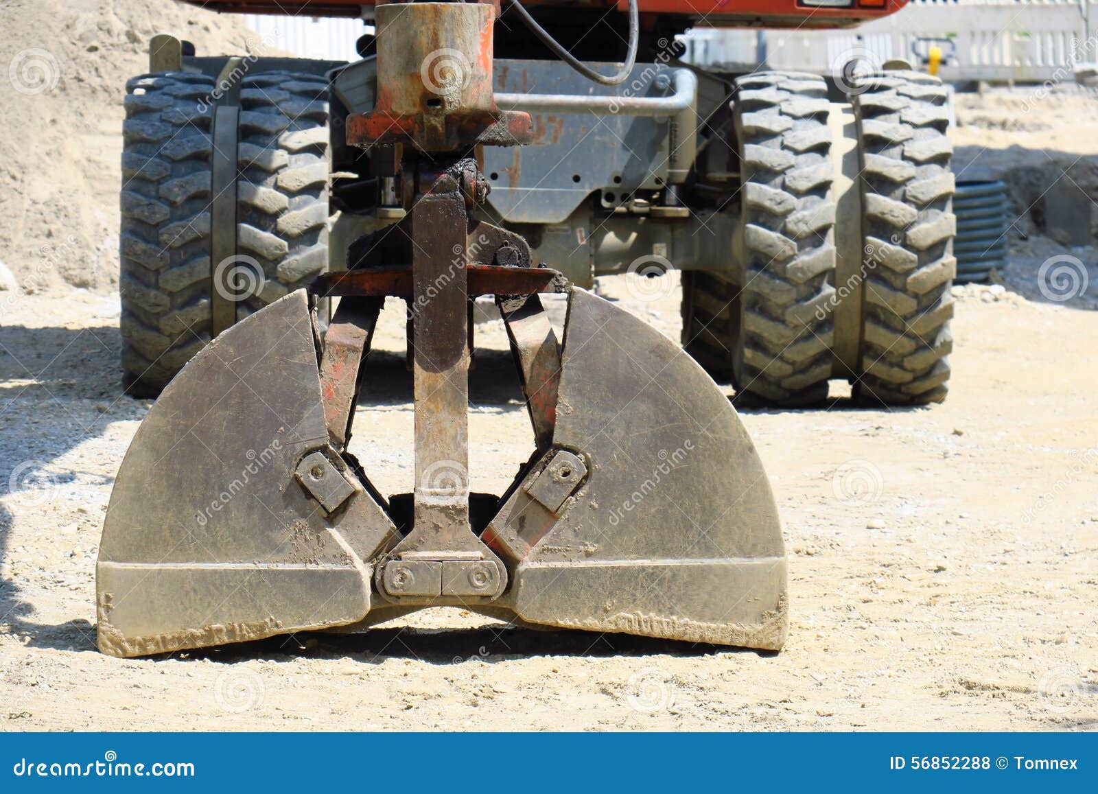 Excavator abstract stock photo. Image of abstract, digger - 56852288
