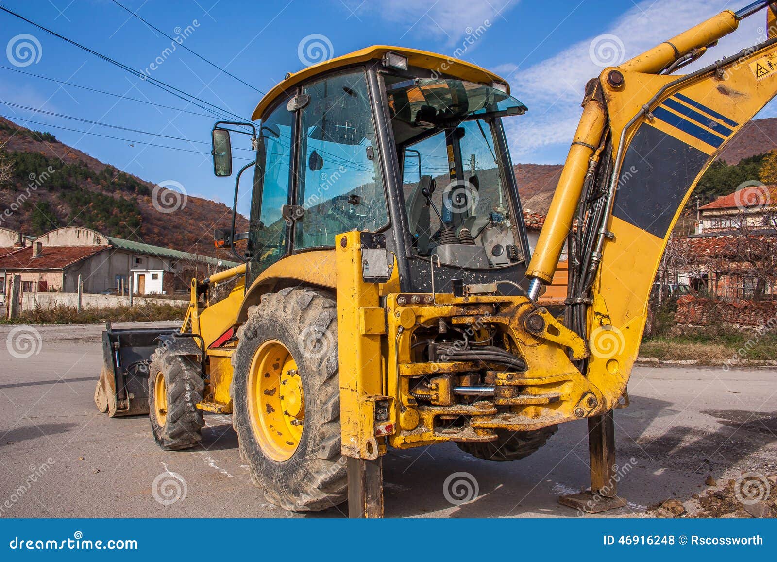 Excavator stock photo. Image of mountains, mining, excavator - 46916248
