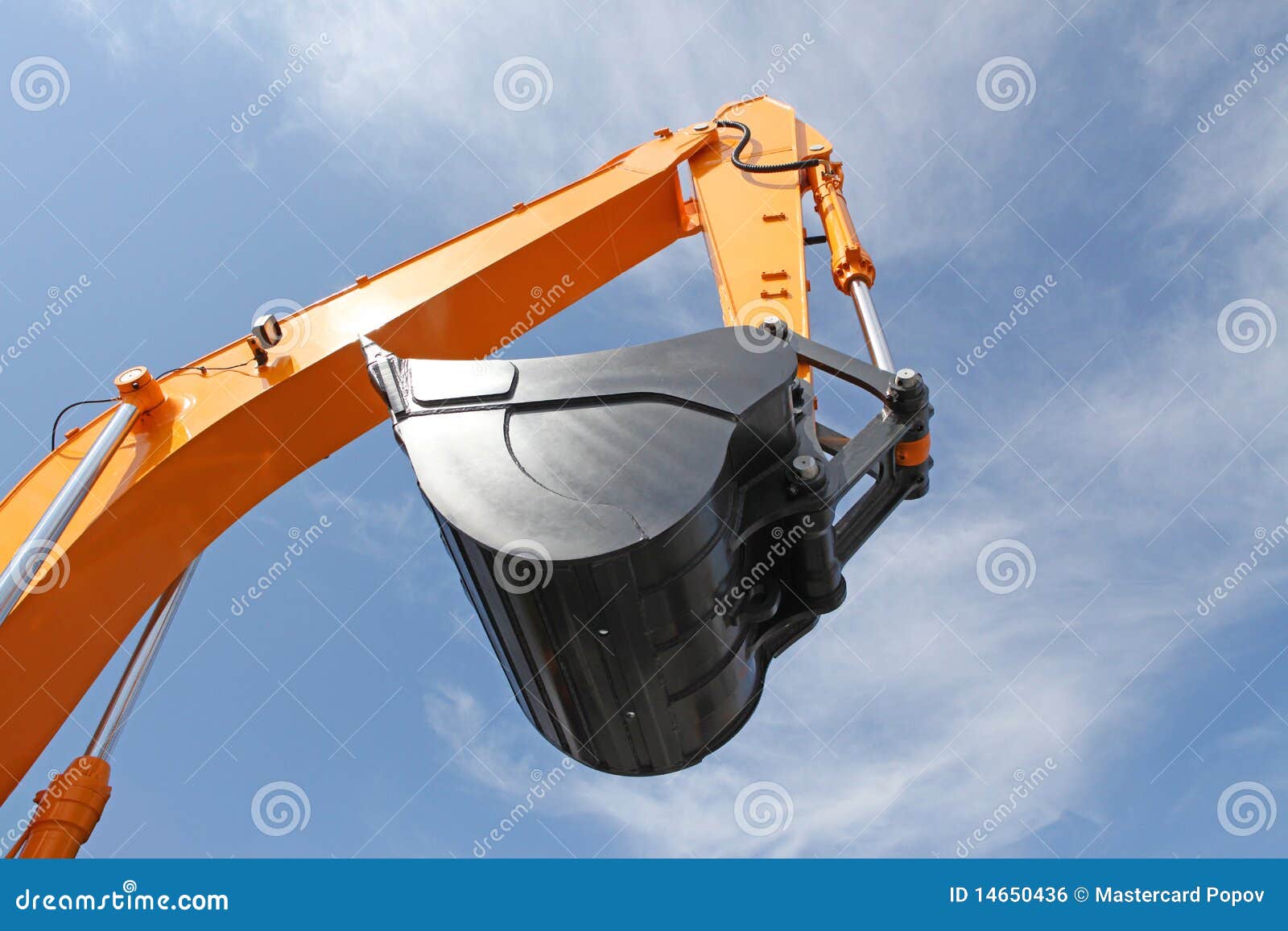 Excavator bucket stock photo. Image of manual, development - 14650436