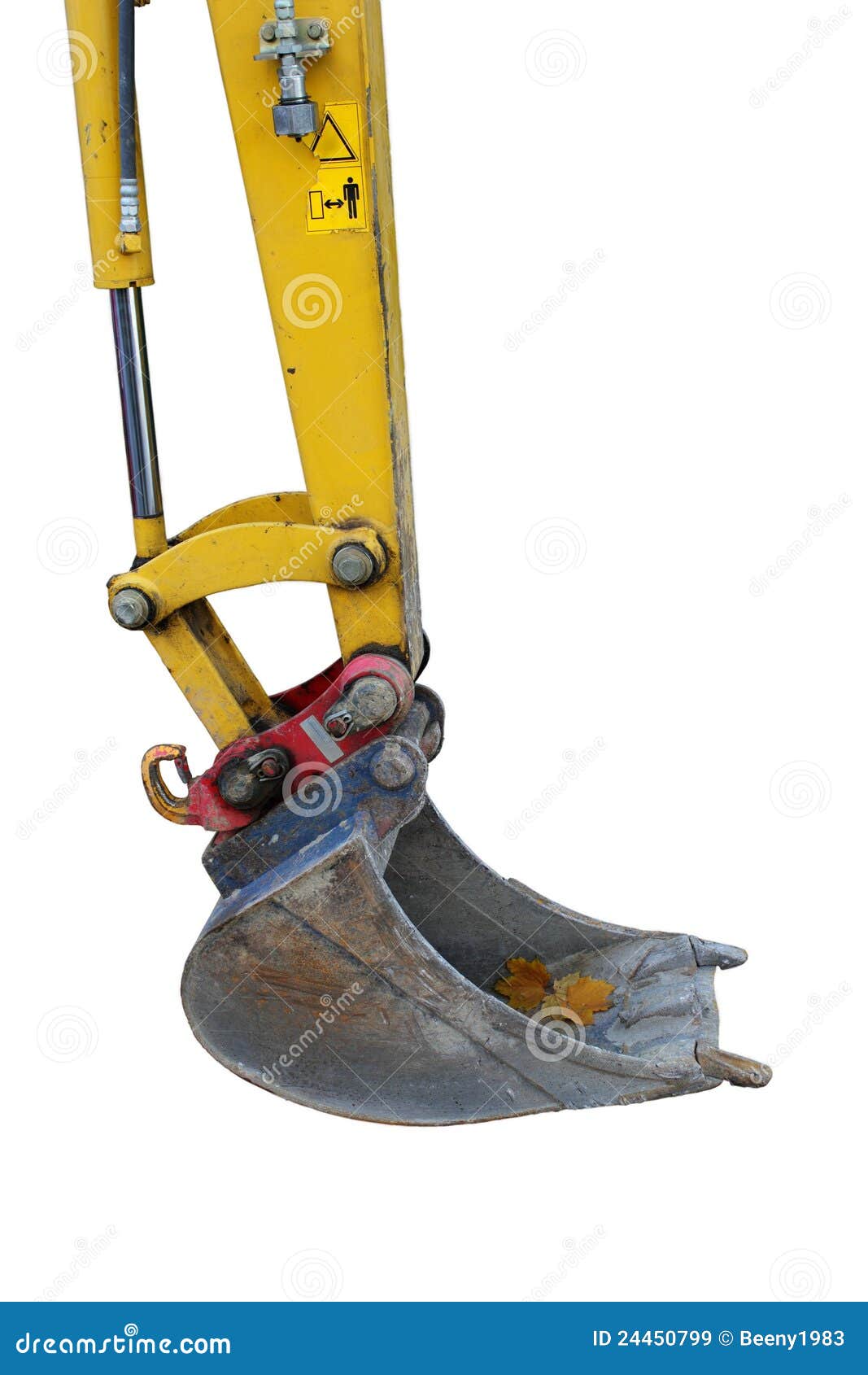 Excavator bucket stock image. Image of clouds, heavy - 24450799