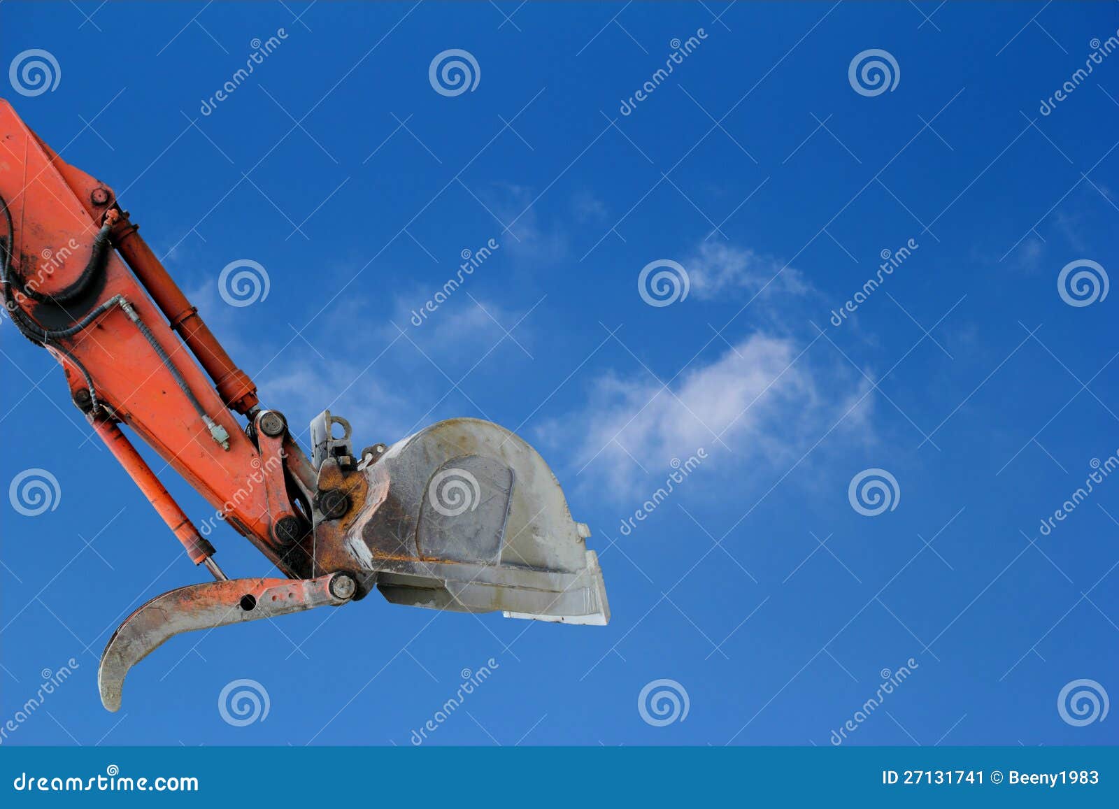 Excavator bucket stock image. Image of excavator, dredge - 27131741