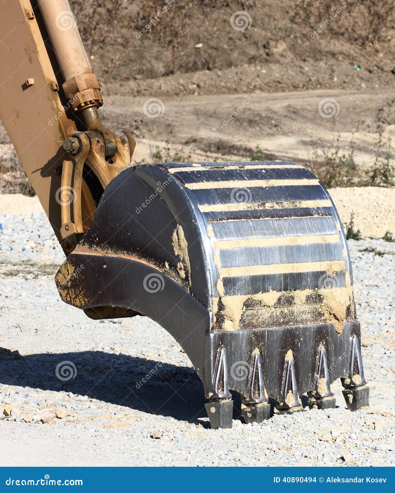 Excavator bucket stock photo. Image of excavator, mining - 40890494