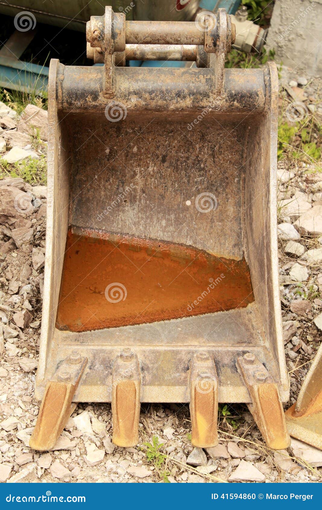Excavator bucket stock photo. Image of excavate, blade - 41594860