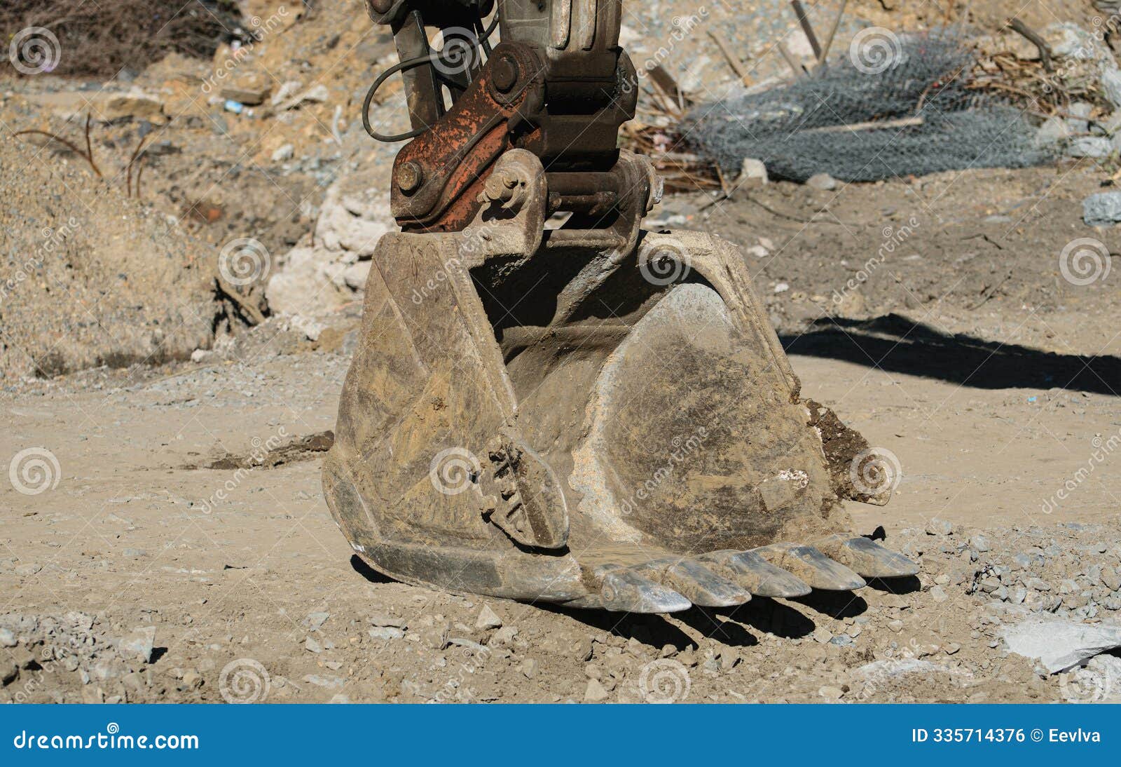 Excavator Bucket, Urban Infrastructure Stock Photo - Image of excavator ...