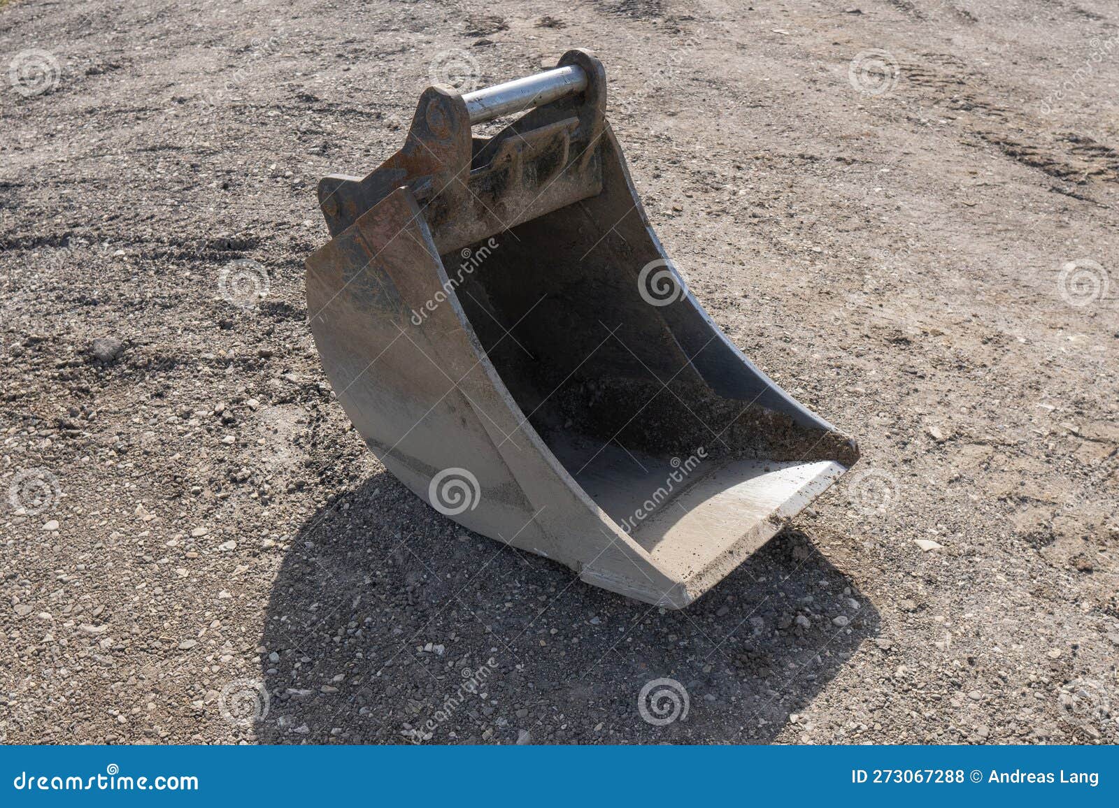 Excavator Digger on Earth Heavy Ground Bucket Bulldozer Stock Photo ...