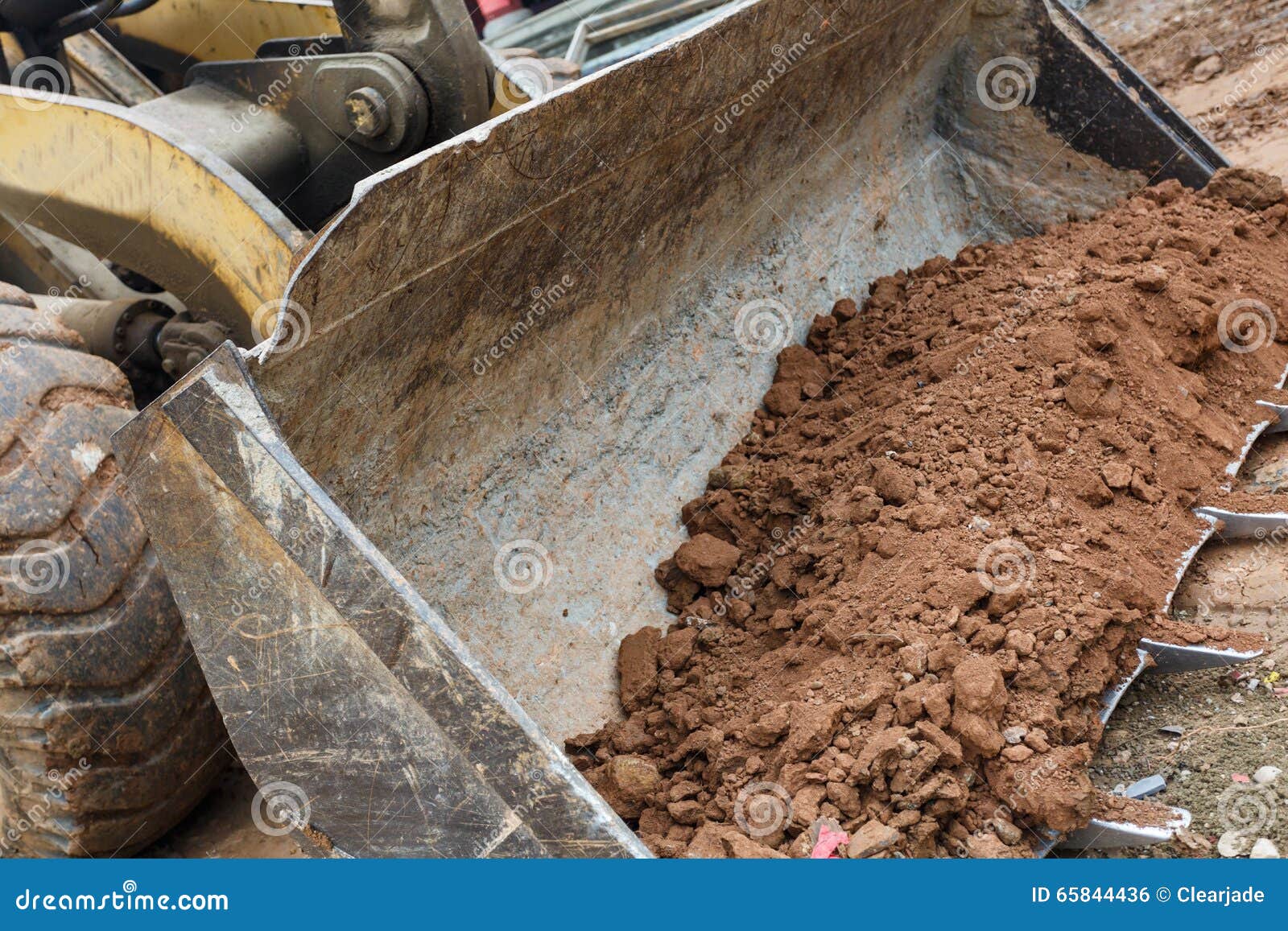 Excavator digging mud stock photo. Image of excavator - 65844436