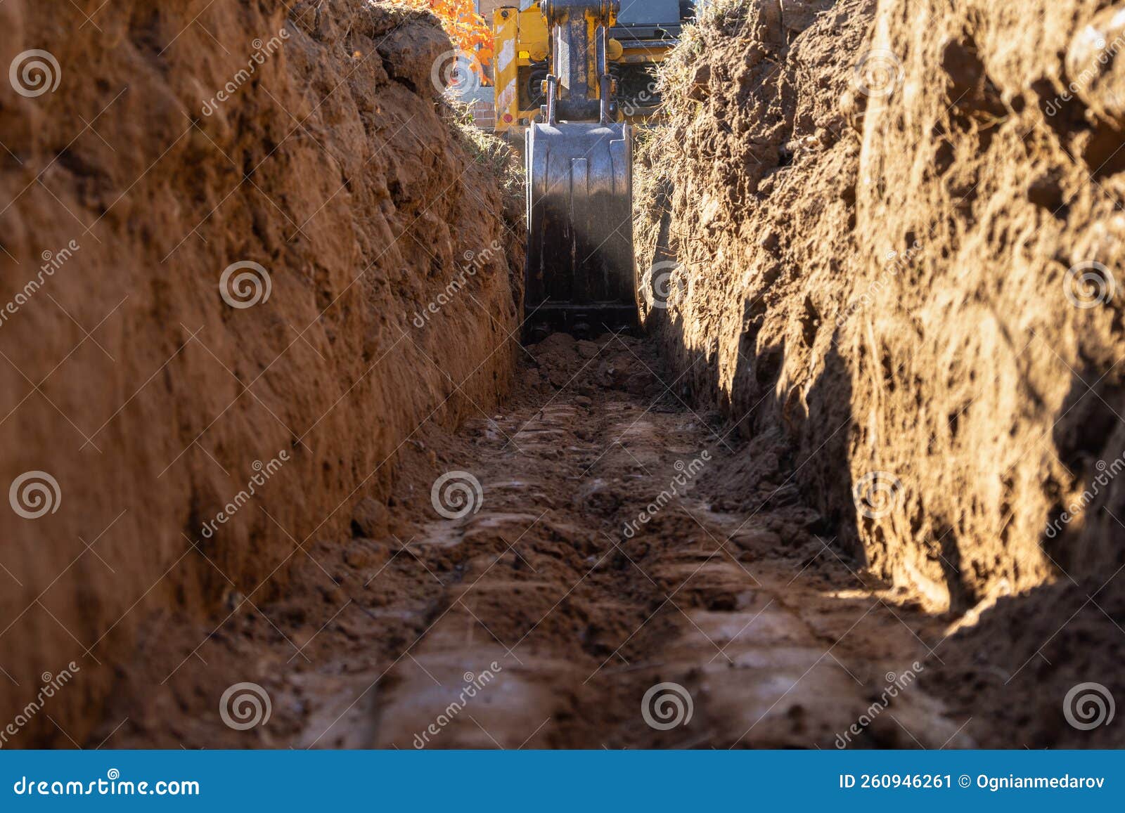 Trench For Foundation Royalty-Free Stock Image | CartoonDealer.com ...