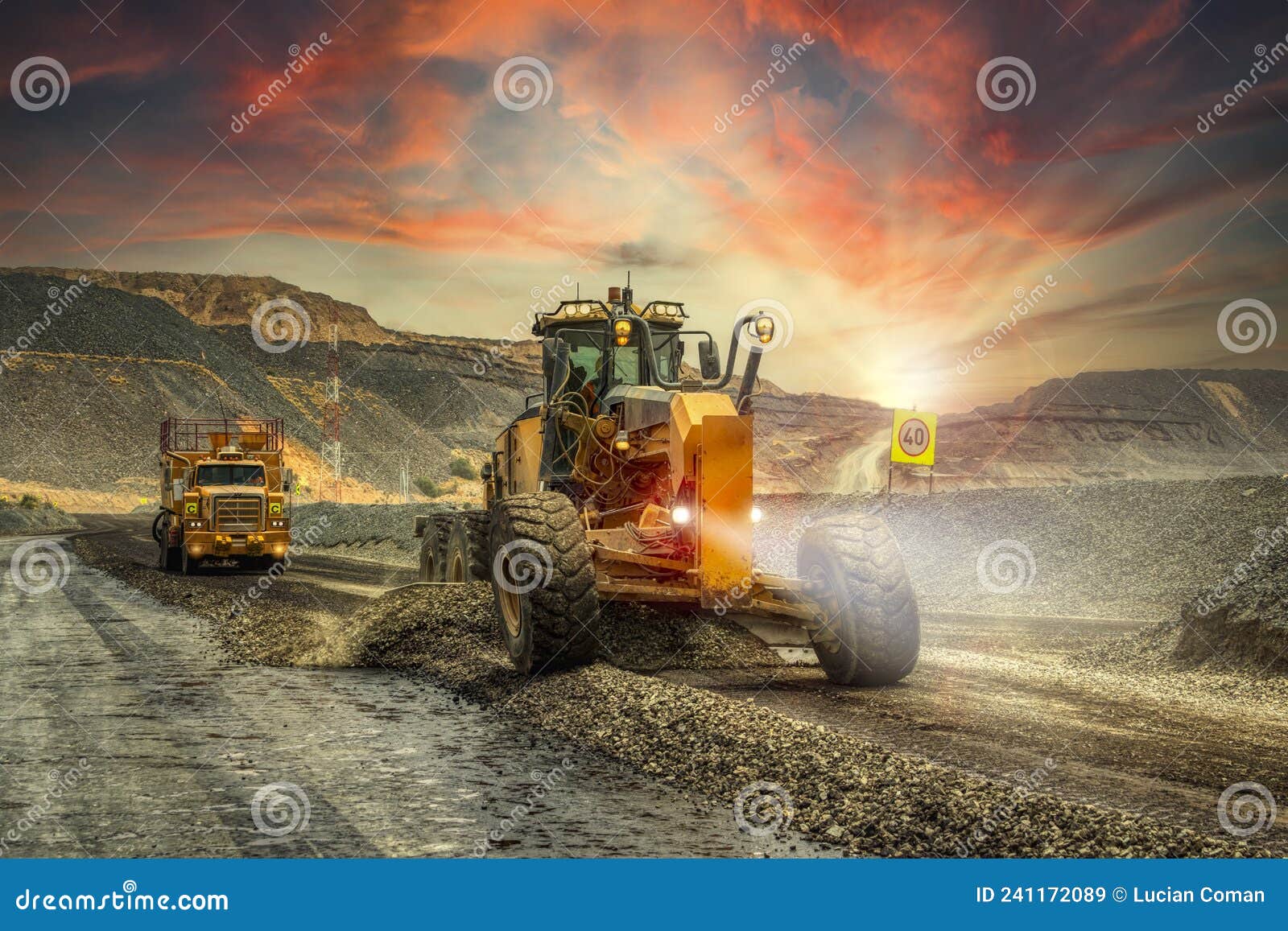 Excavator digging stock image. Image of finish, machine - 241172089