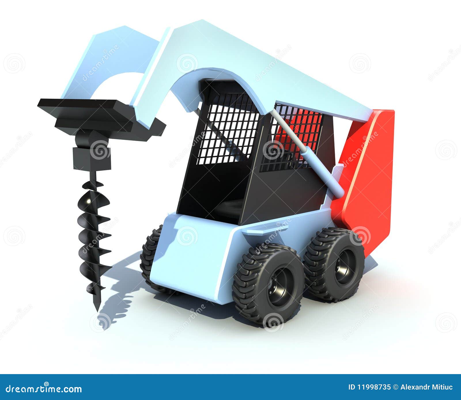 Auger Excavator Stock Illustrations – 130 Auger Excavator Stock ...