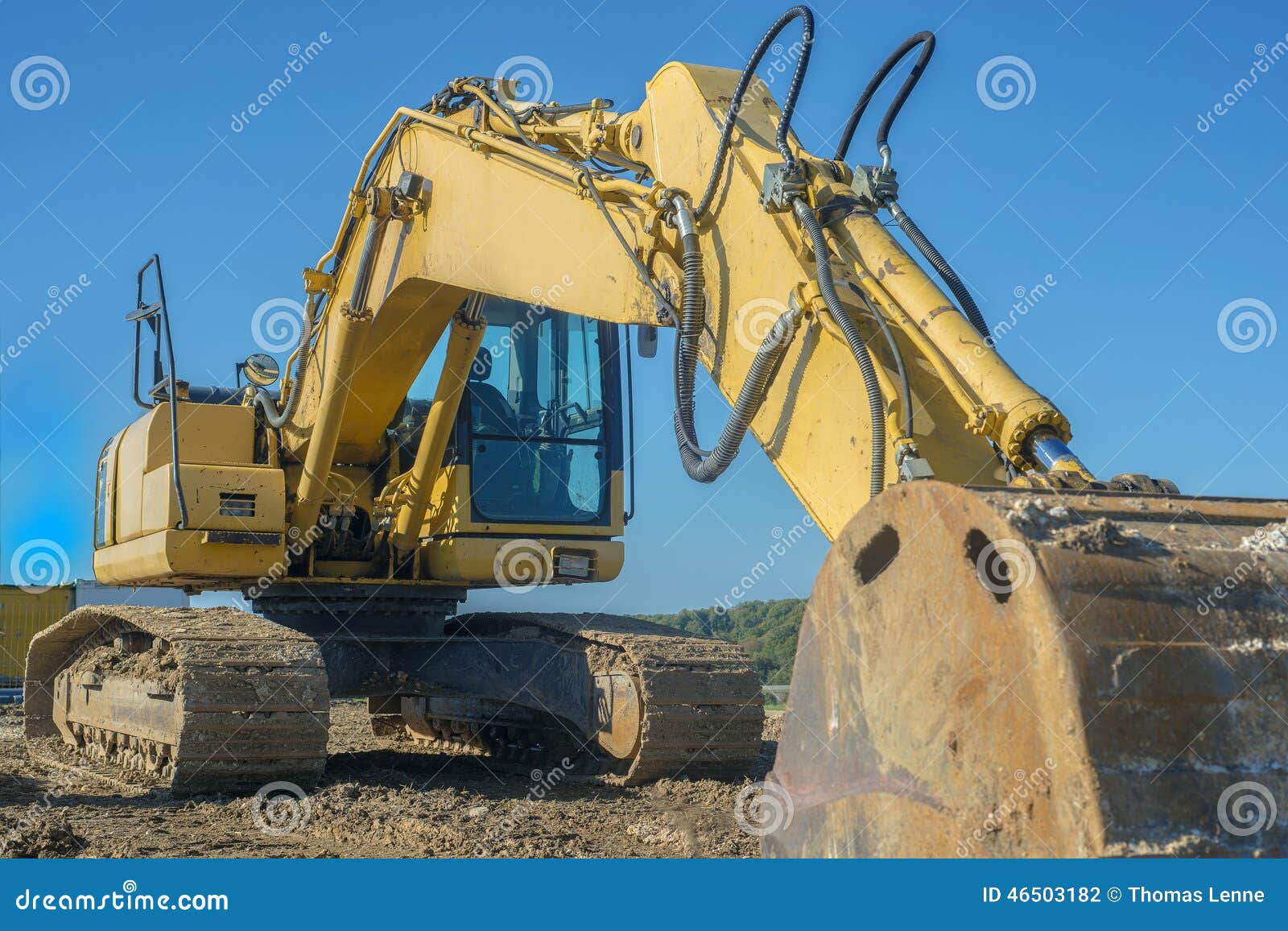 Excavator stock photo. Image of machine, shovel, loader - 46503182