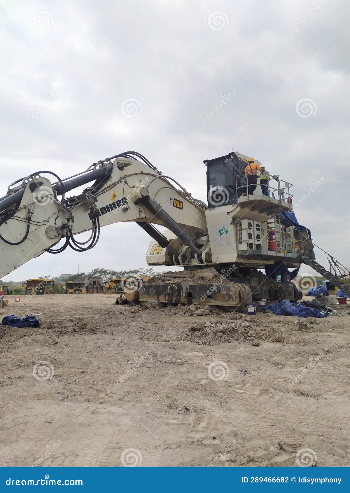 Excavator Liebherr R9200 of Service Editorial Photography - Image of ...