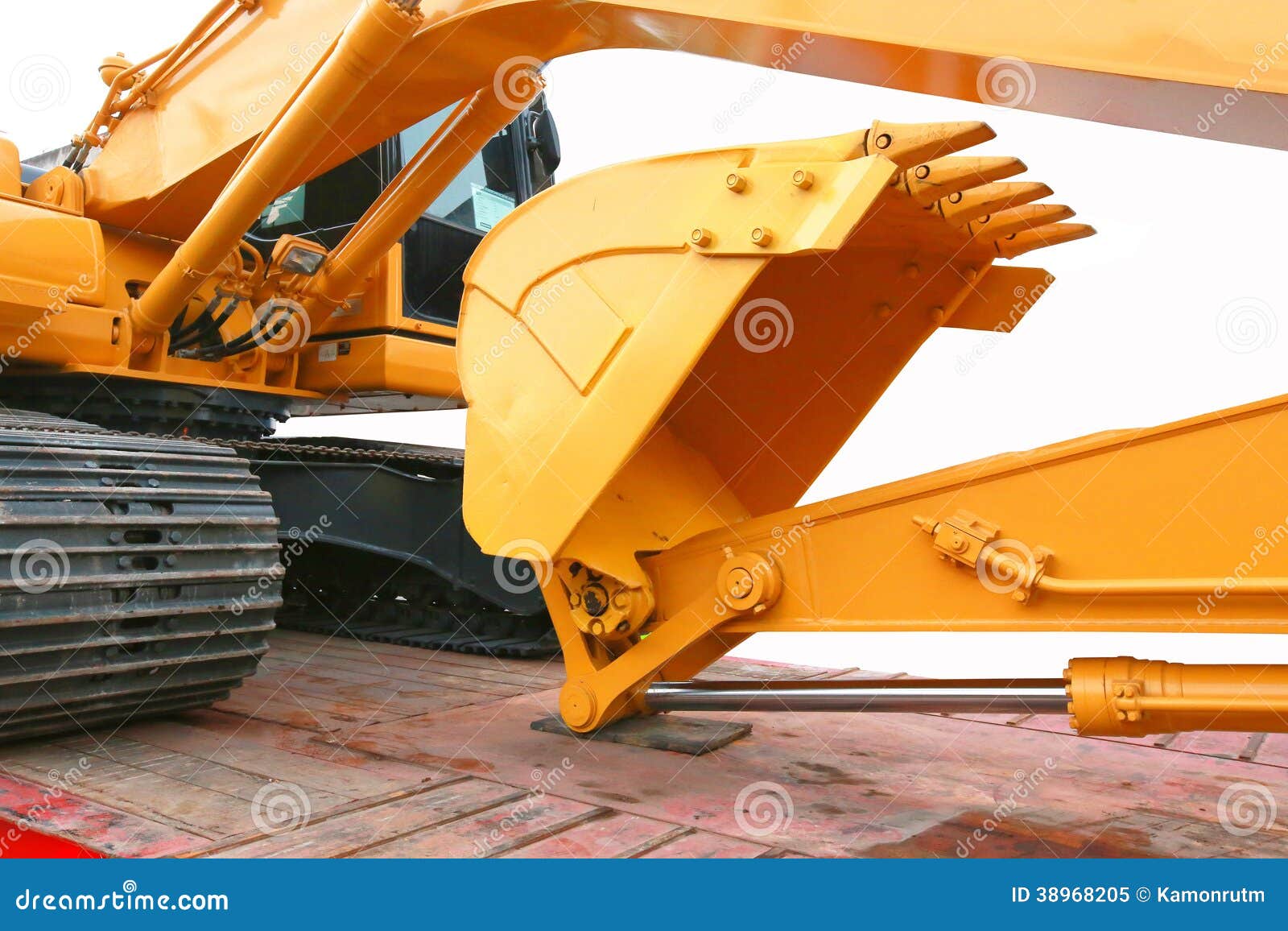 Excavator loader machine stock image. Image of industry - 38968205