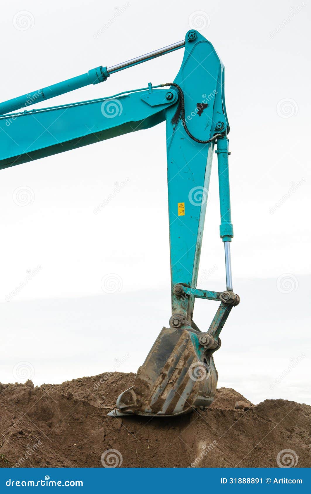 Excavator stock image. Image of mining, outdoors, backhoe - 31888891