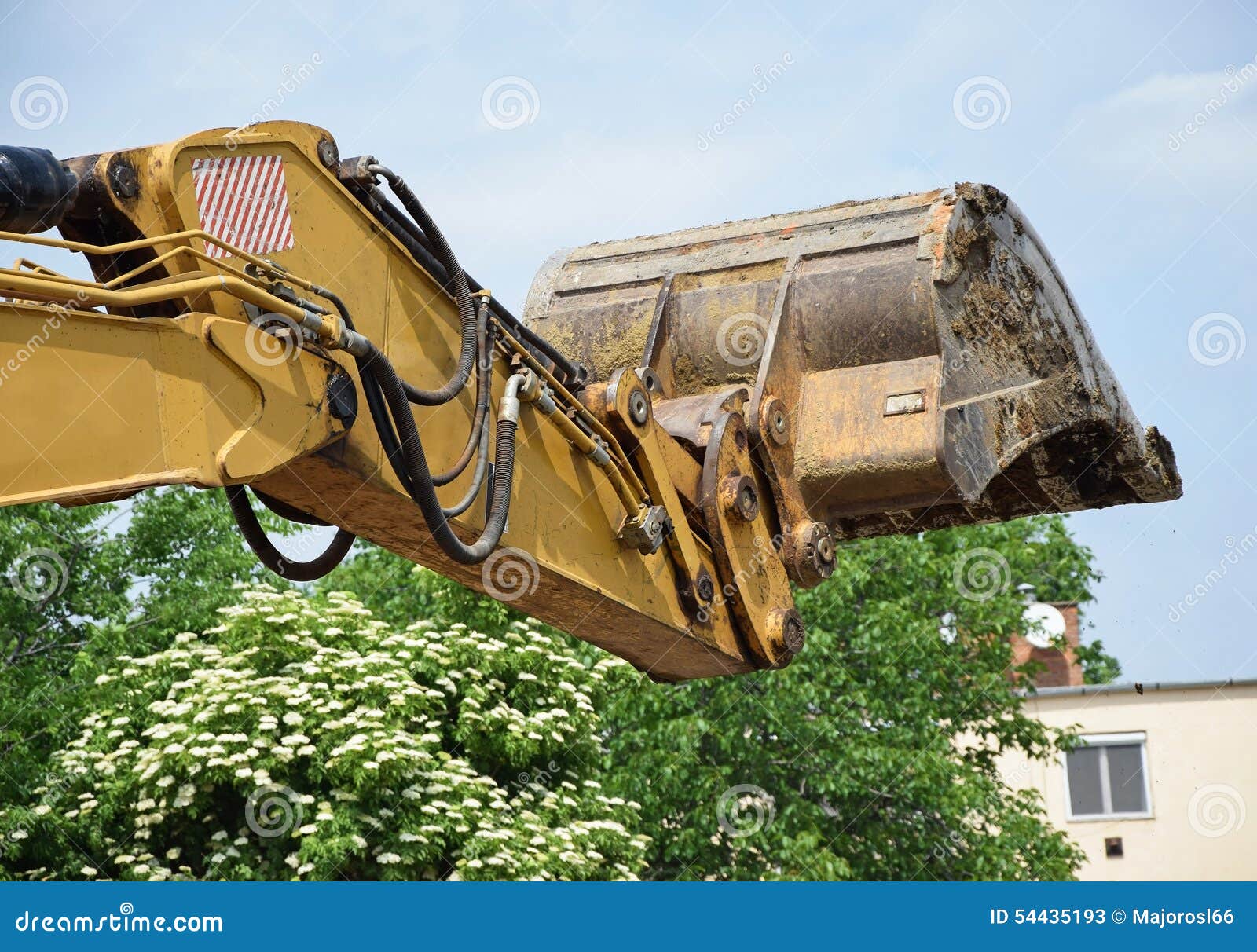 Excavator loader stock image. Image of selective, home - 54435193