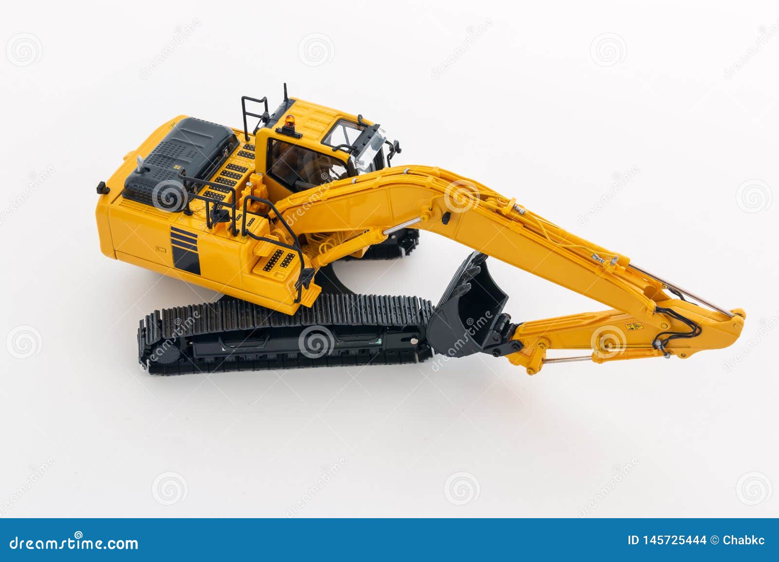 Excavator loader model stock photo. Image of back, loader - 145725444