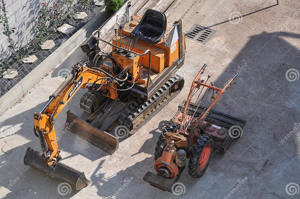 Excavator Machine in Construction Site Editorial Photo - Image of ...