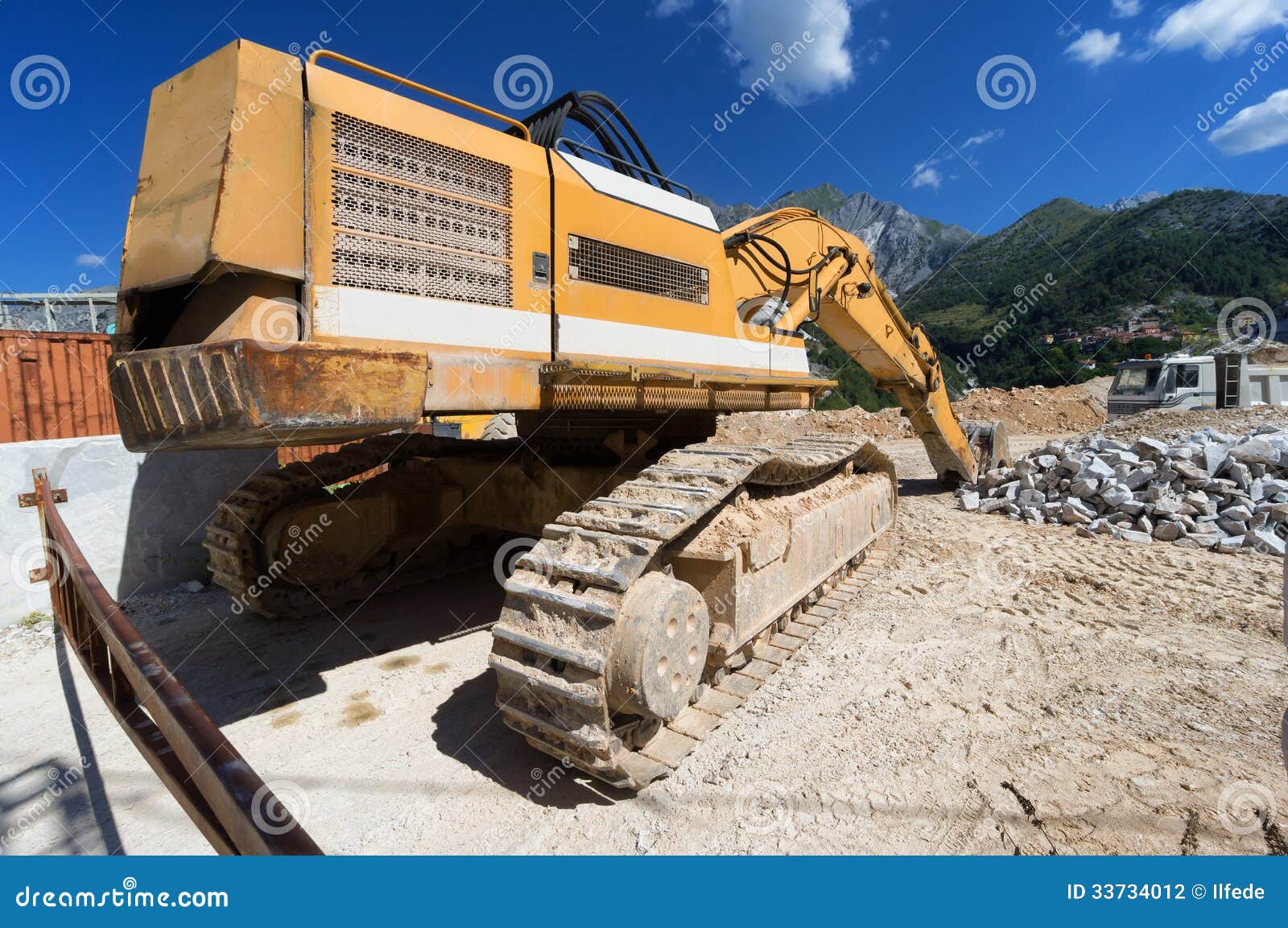 Excavator stock photo. Image of build, excavate, equipment - 33734012