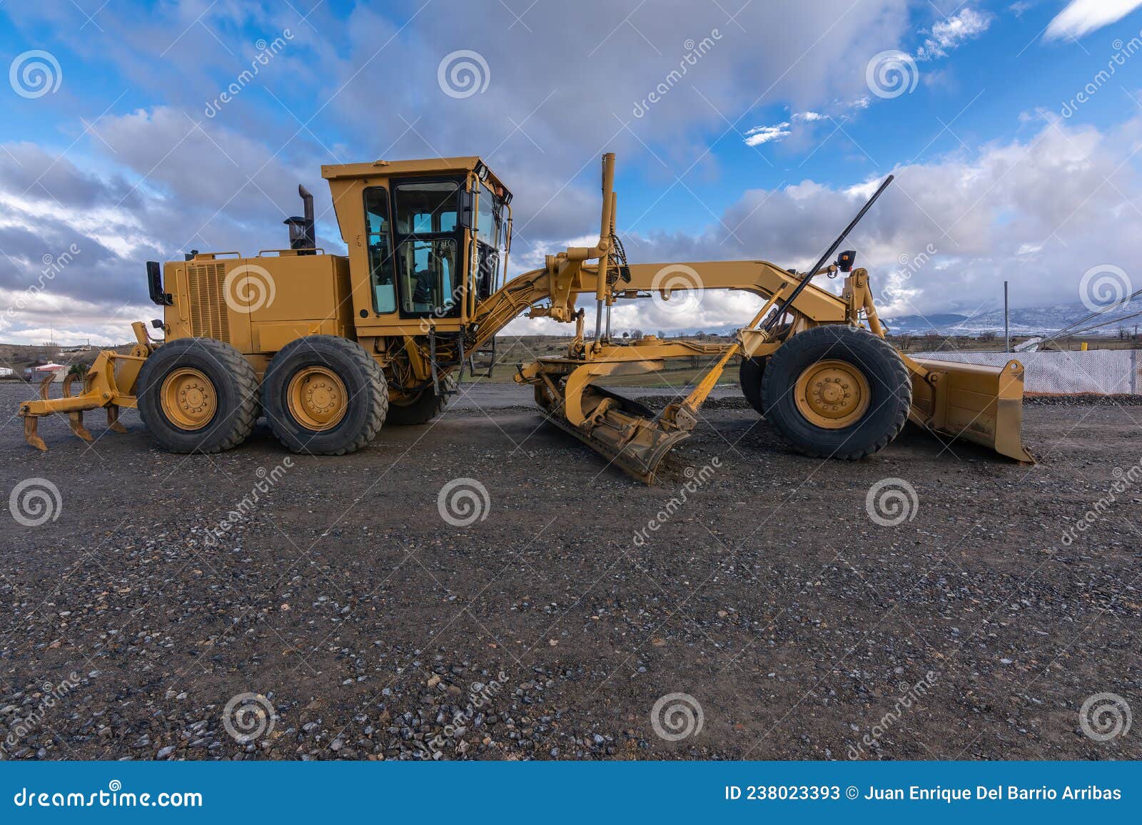 Excavator Moving Dirt and Sand at a Construction Site Stock Image ...