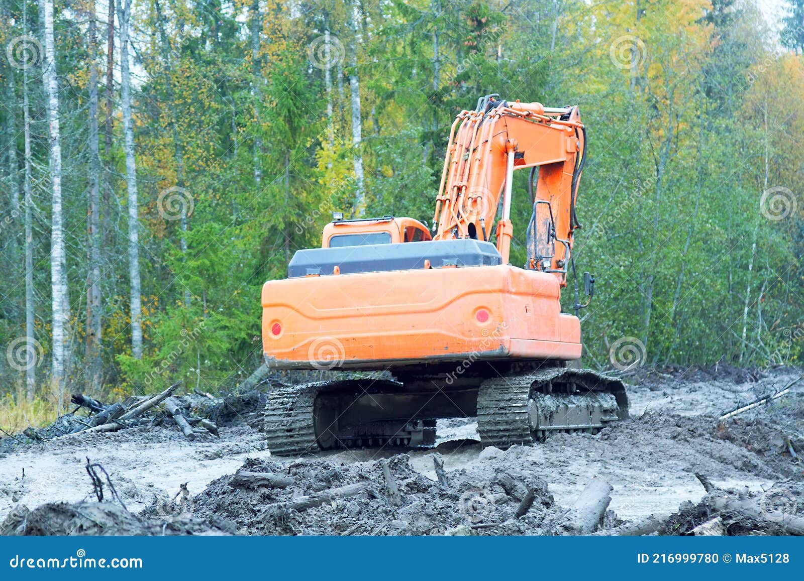 Operation Of An Excavator Without Human Intervention, Remote Control ...