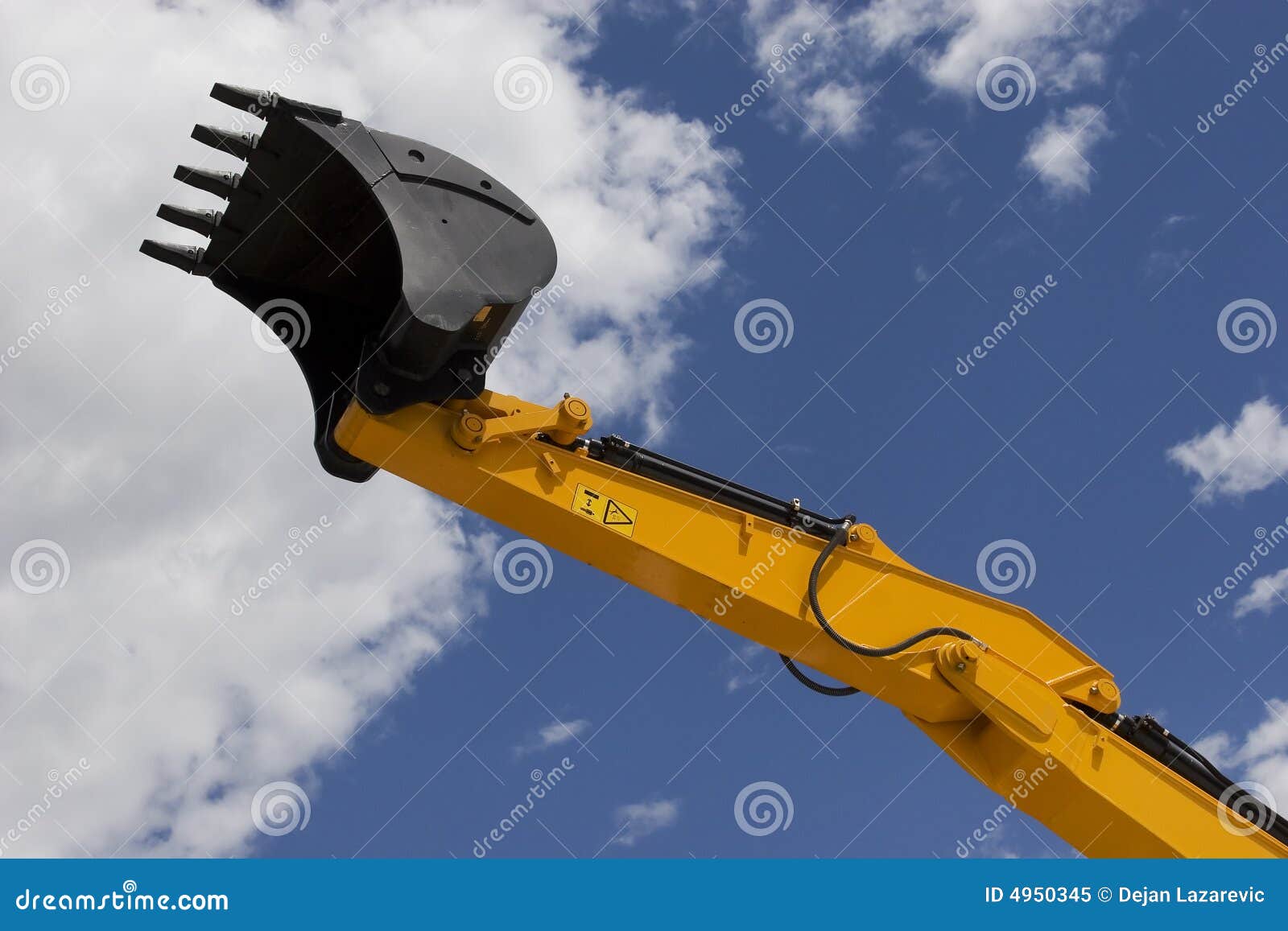Excavator Scoop stock image. Image of tractor, hydraulic - 4950345
