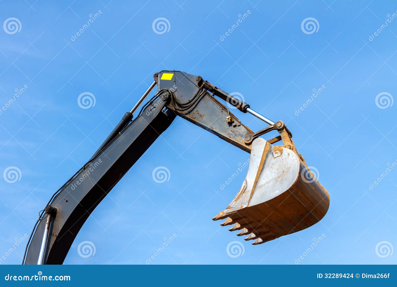 Excavator scoop stock photo. Image of front, site, quarry - 32289424