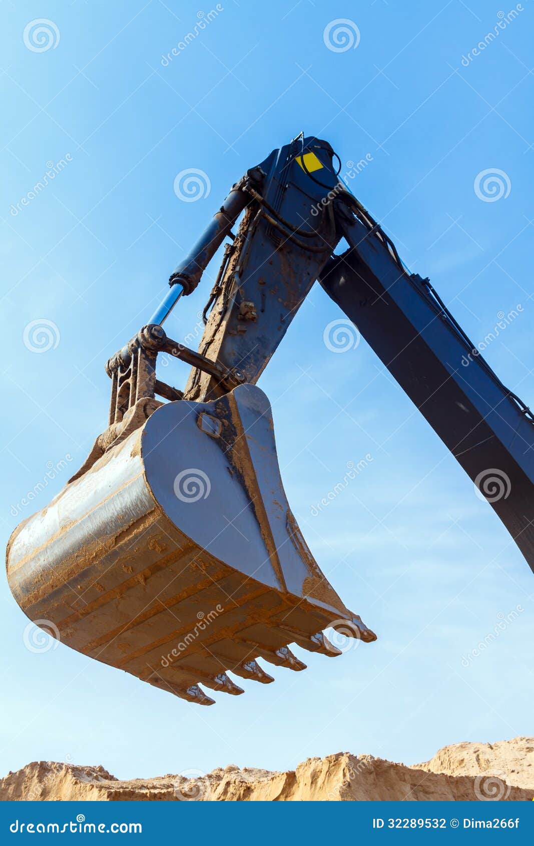 Excavator scoop stock photo. Image of large, machine - 32289532