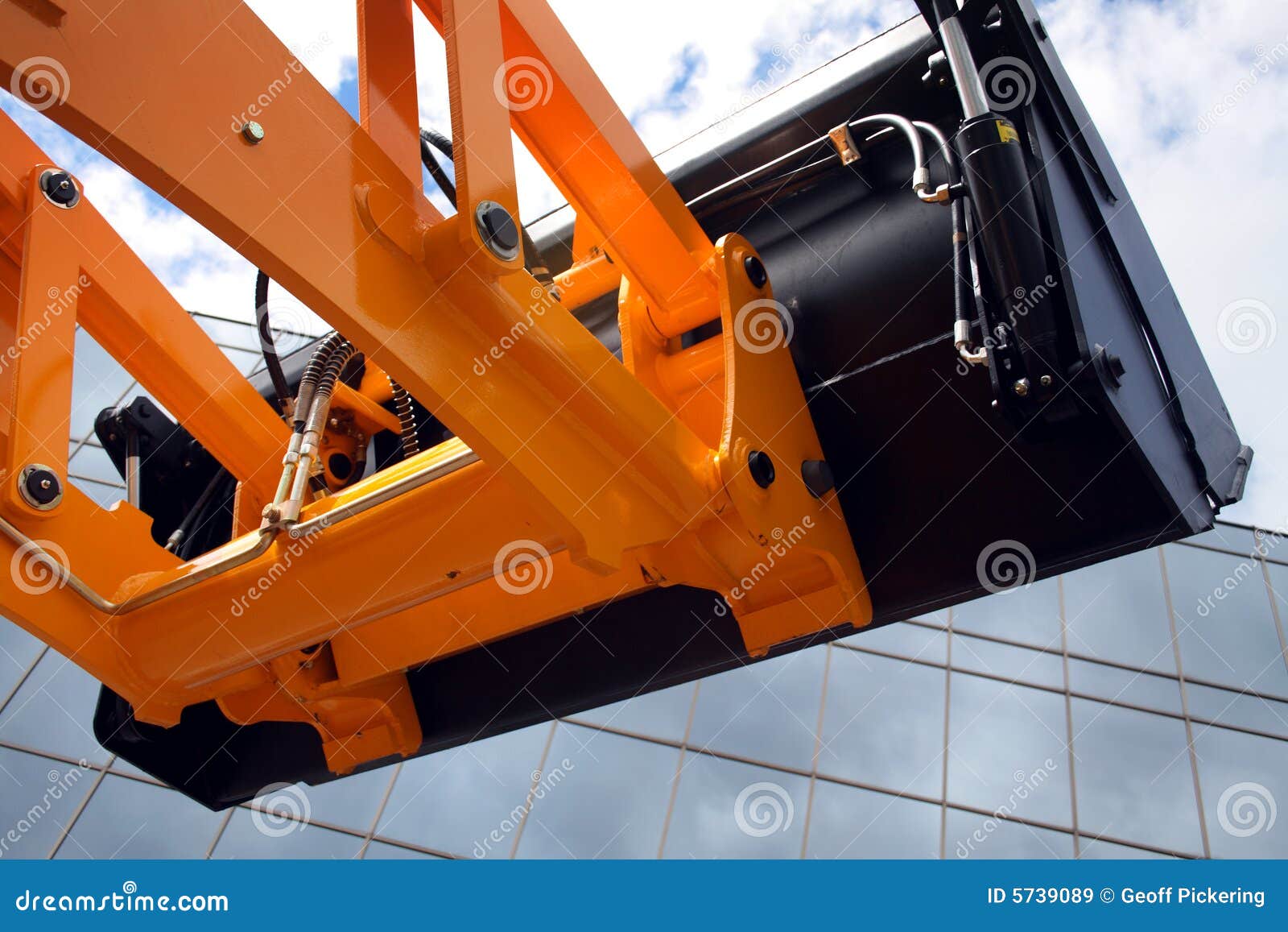 Excavator Shovel stock image. Image of development, industry - 5739089