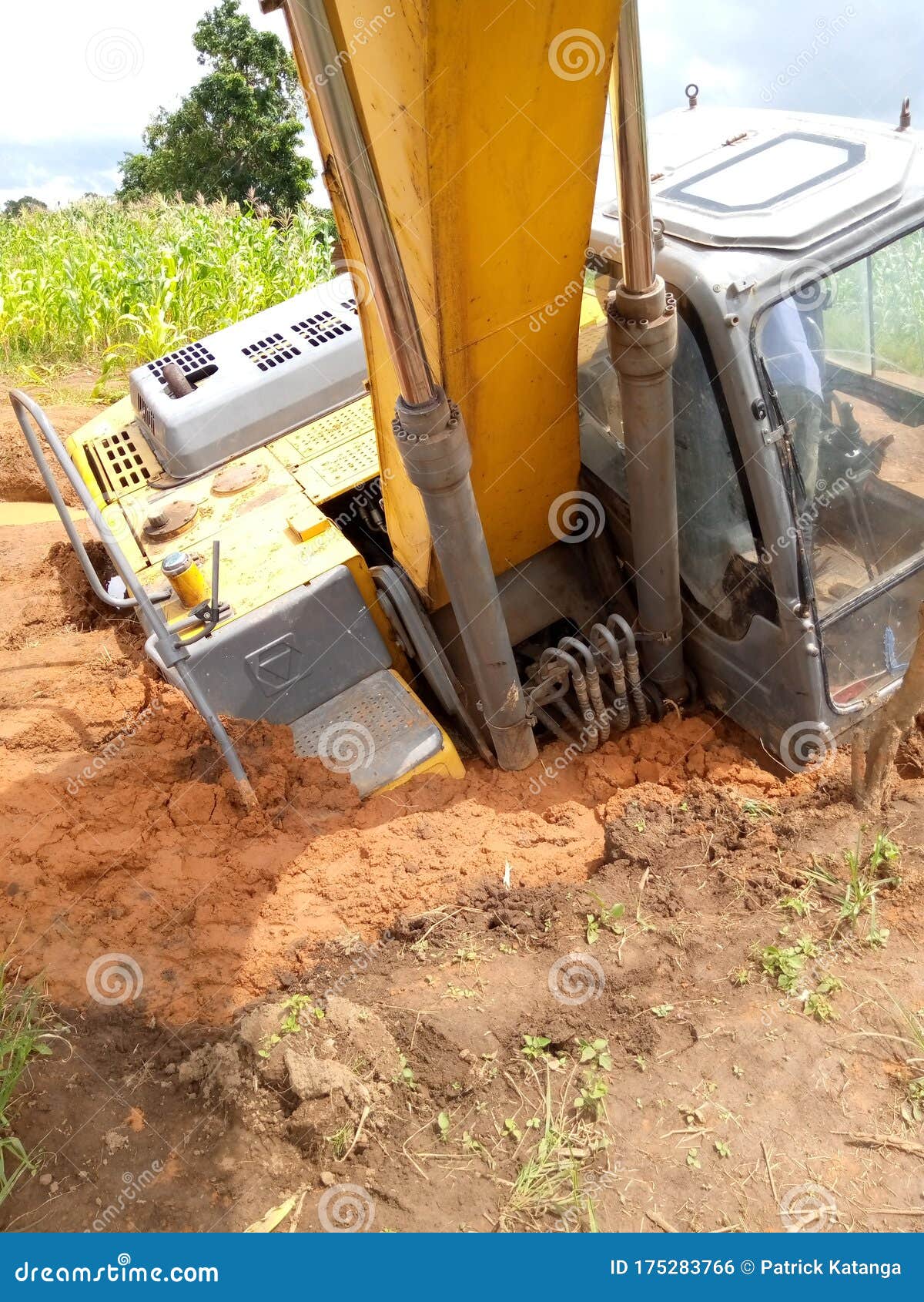 Excavators Stuck