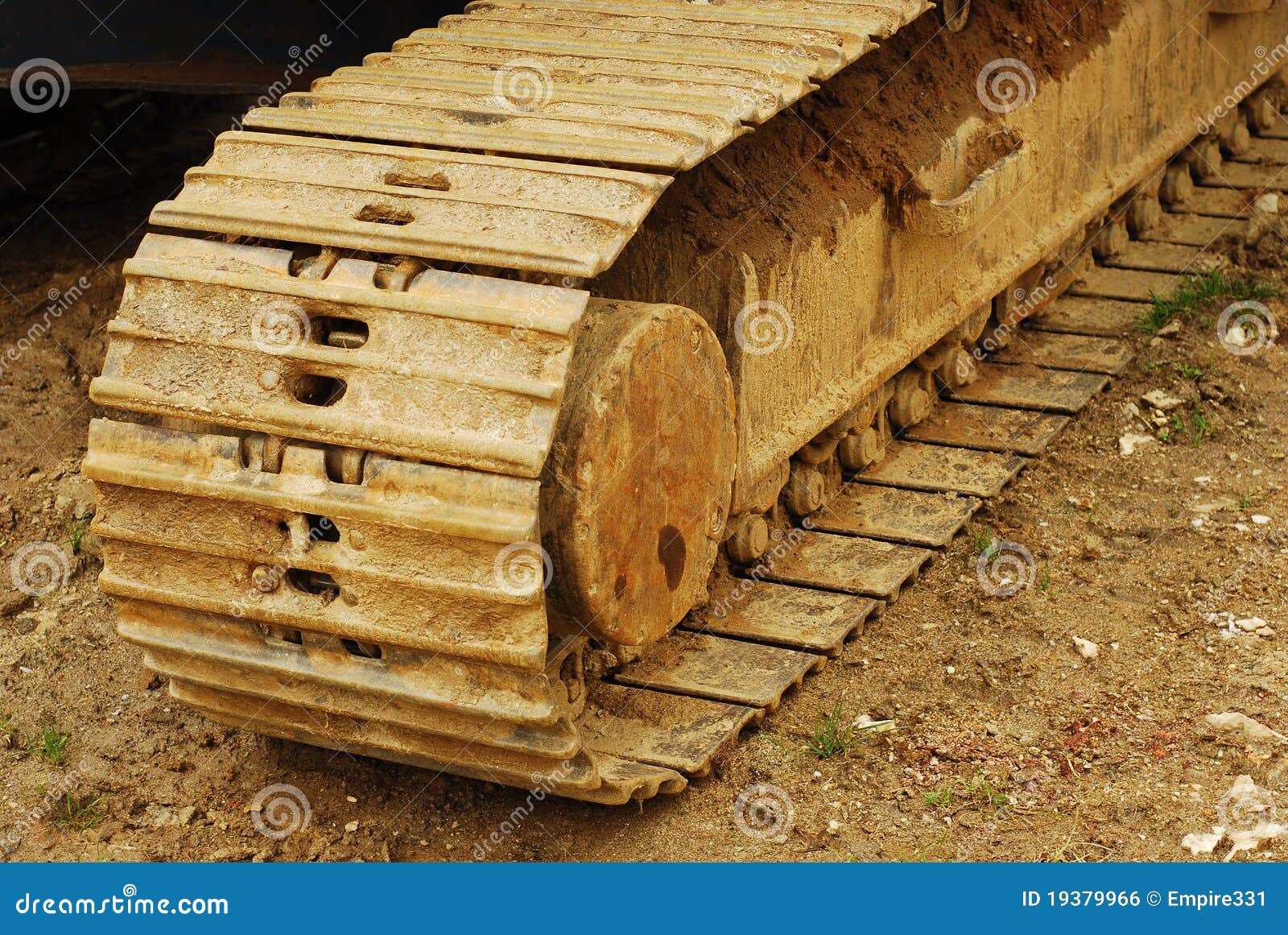 Excavator Tracks In The Slushy Mud Stock Photo | CartoonDealer.com ...