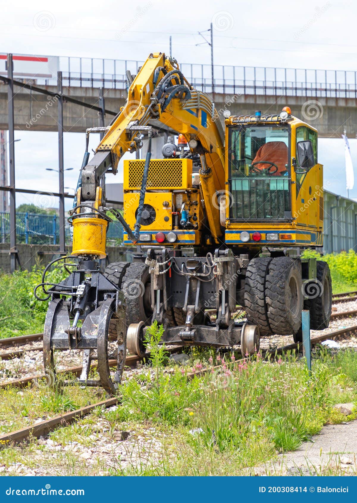 Excavator Tracks stock photo. Image of transportation - 200308414