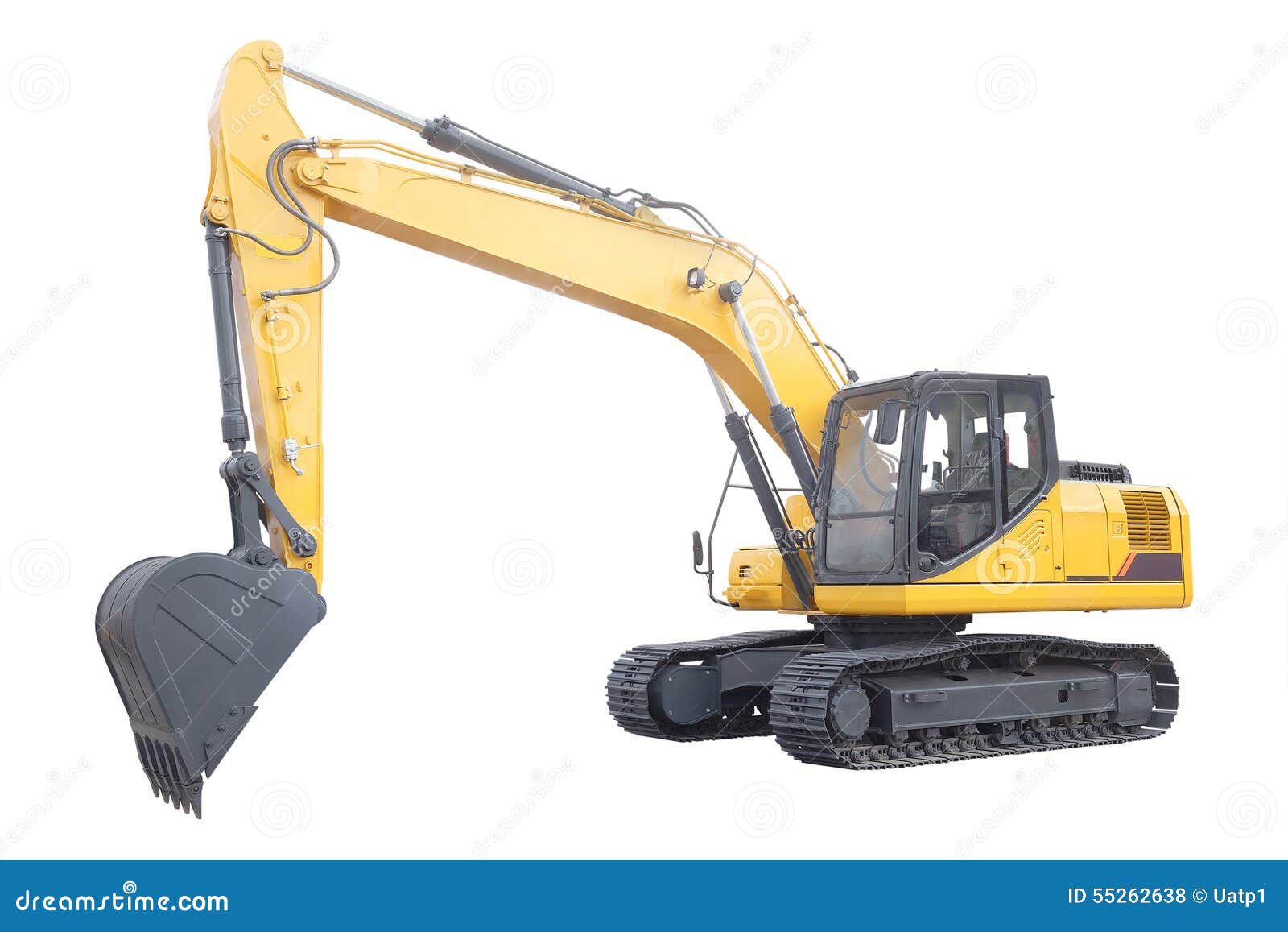 Excavator stock photo. Image of power, quarry, background - 55262638