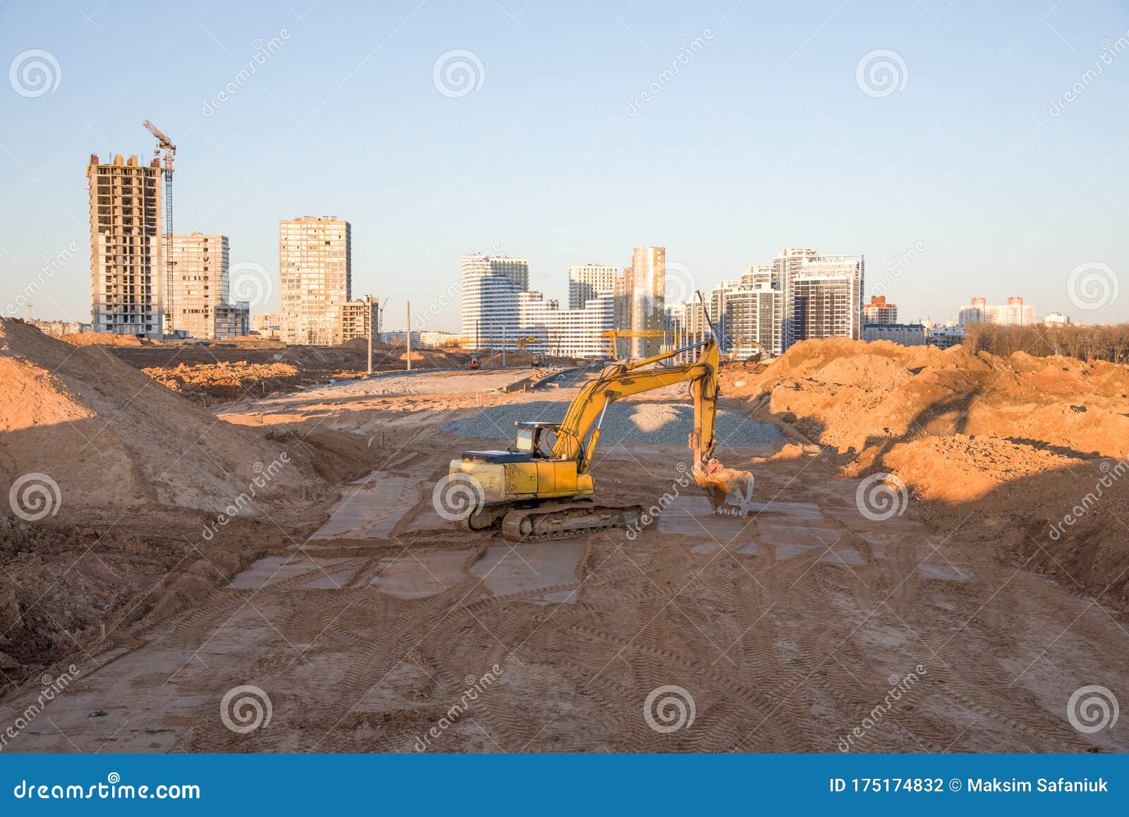 MEP Works In Civil Construction Site. Aluminum Fabricated Air Flow Duct ...