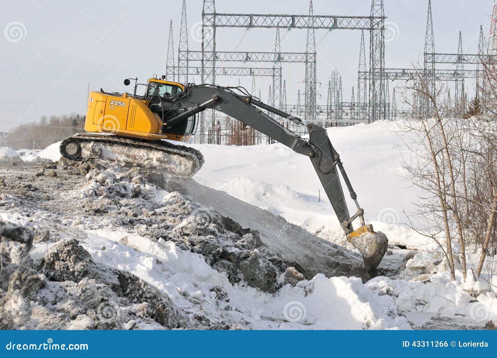 Excavator stock photo. Image of earth, excavator, construction - 43311266