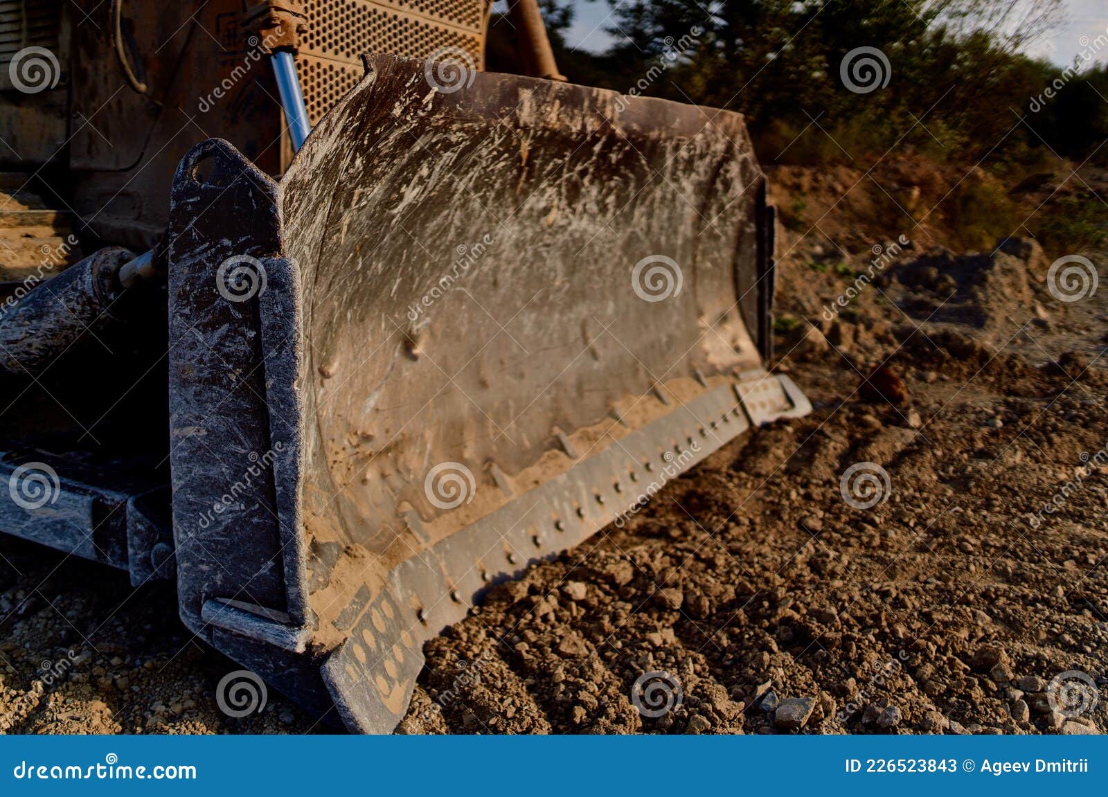 Excavator Work Construction Work Geology Construction Stock Image ...