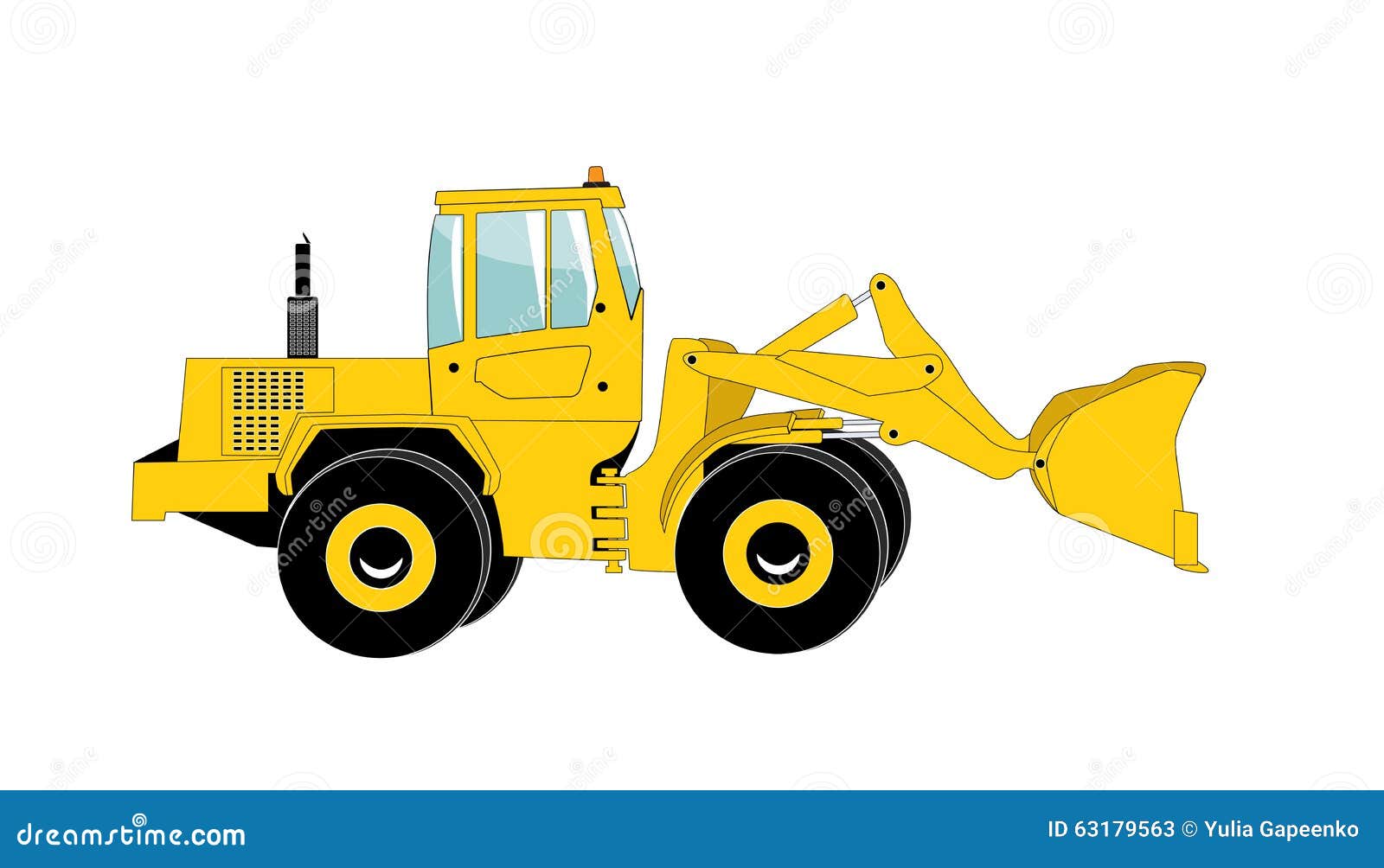 Wheel Loader Clipart Pictures