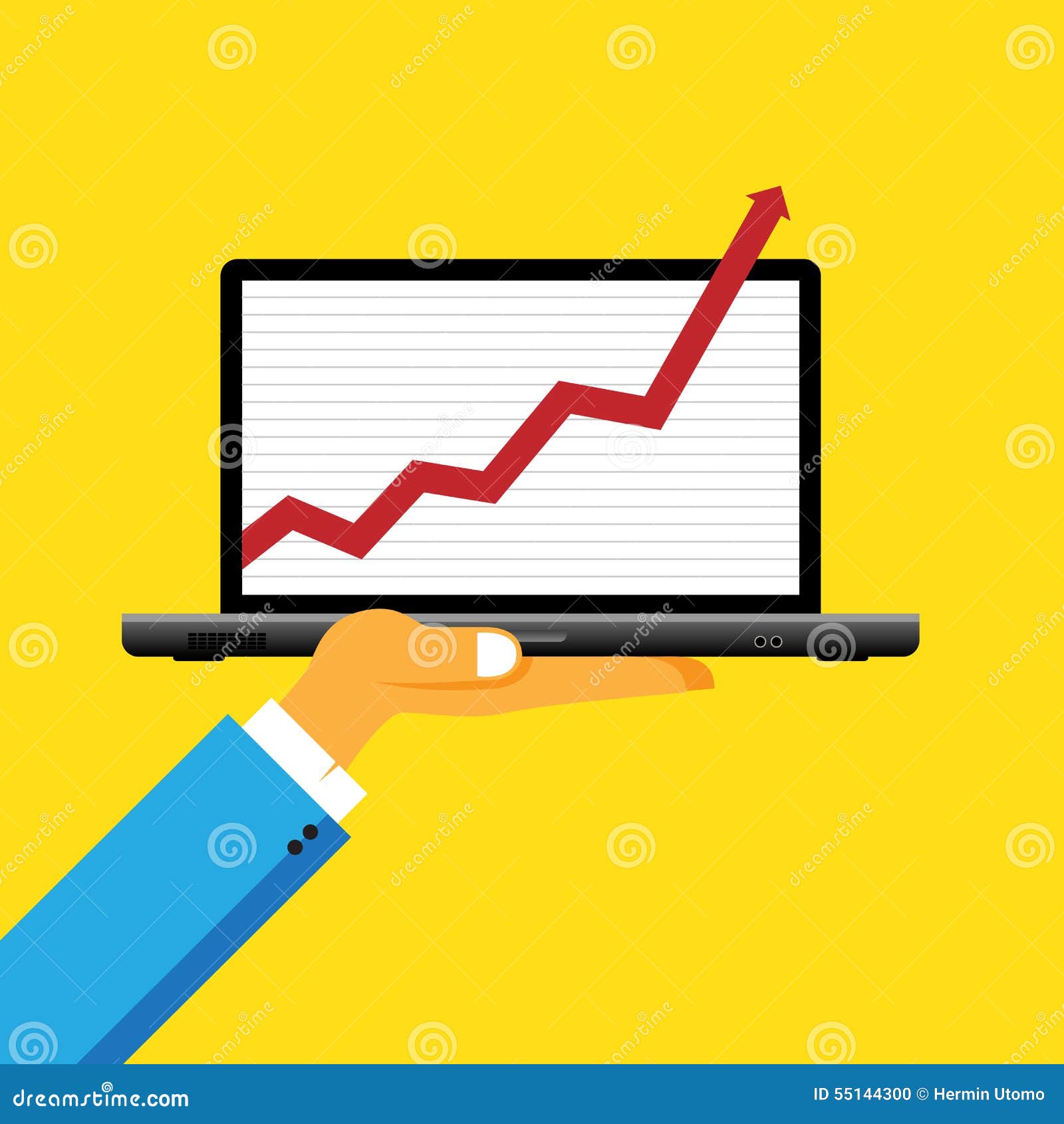 Exceeding Expectation stock vector. Illustration of vector - 55144300