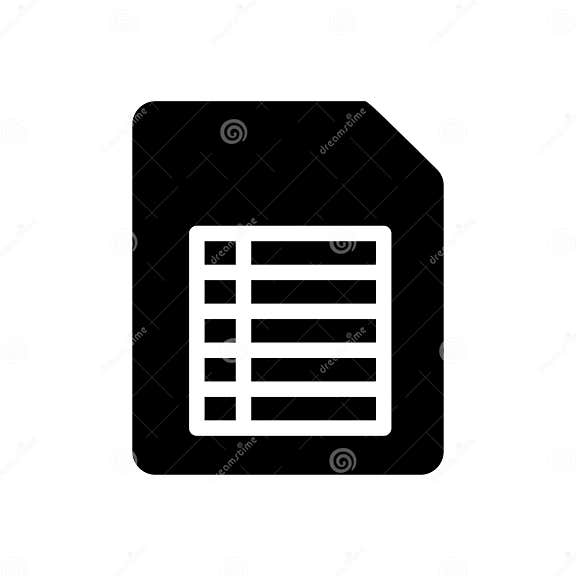 Excel file stock vector. Illustration of office, information - 216656040