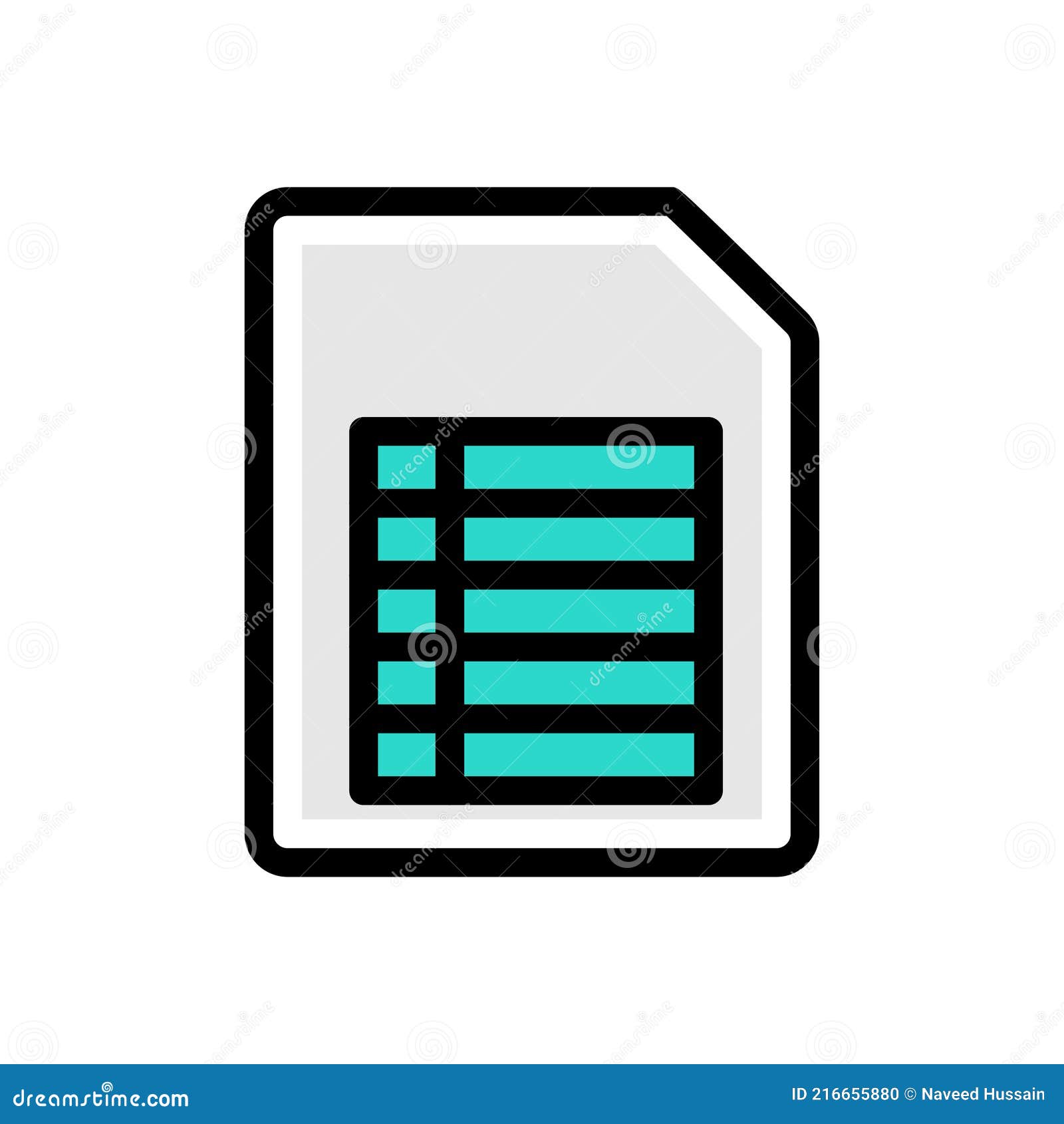 Excel file stock vector. Illustration of concept, computer - 216655880