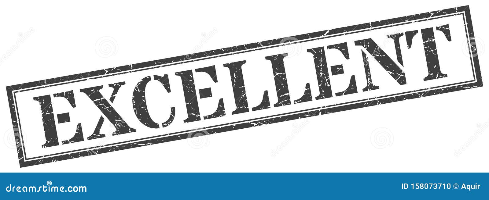 Excelente sello ilustración del vector. Ilustración de aviso - 158073710