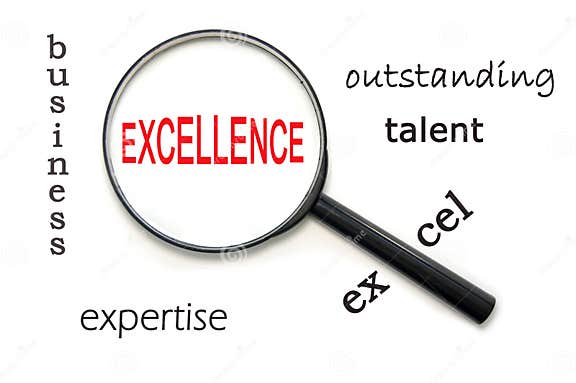 Excellence stock photo. Image of business, text, focusing - 20906874