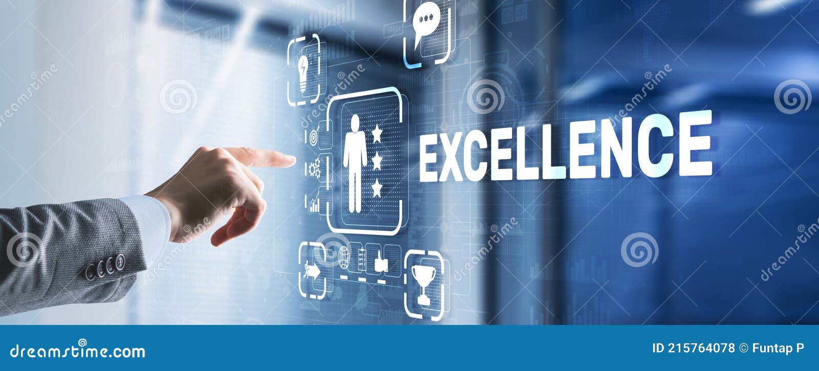 Excellence Concept. Quality Service Stock Photo - Image of success ...