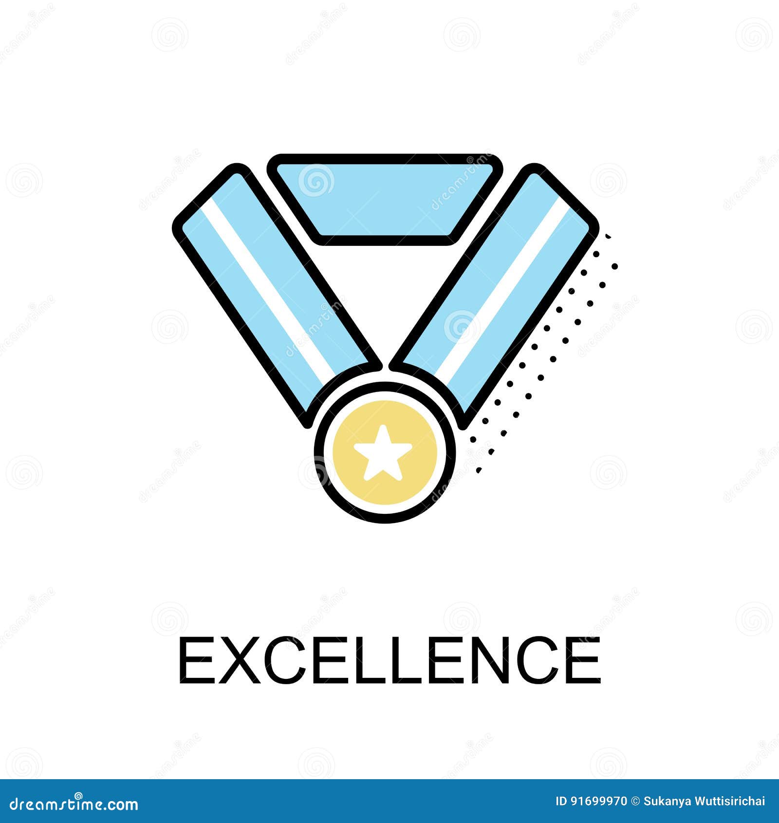 Excellence Graphic Icon.Vector Illustration. Stock Illustration ...