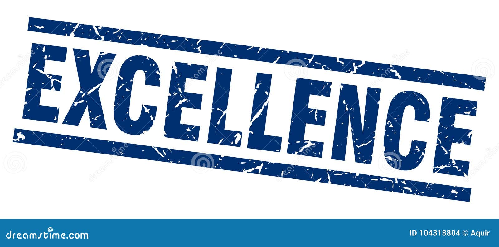 Excellence stamp stock vector. Illustration of stamp - 104318804