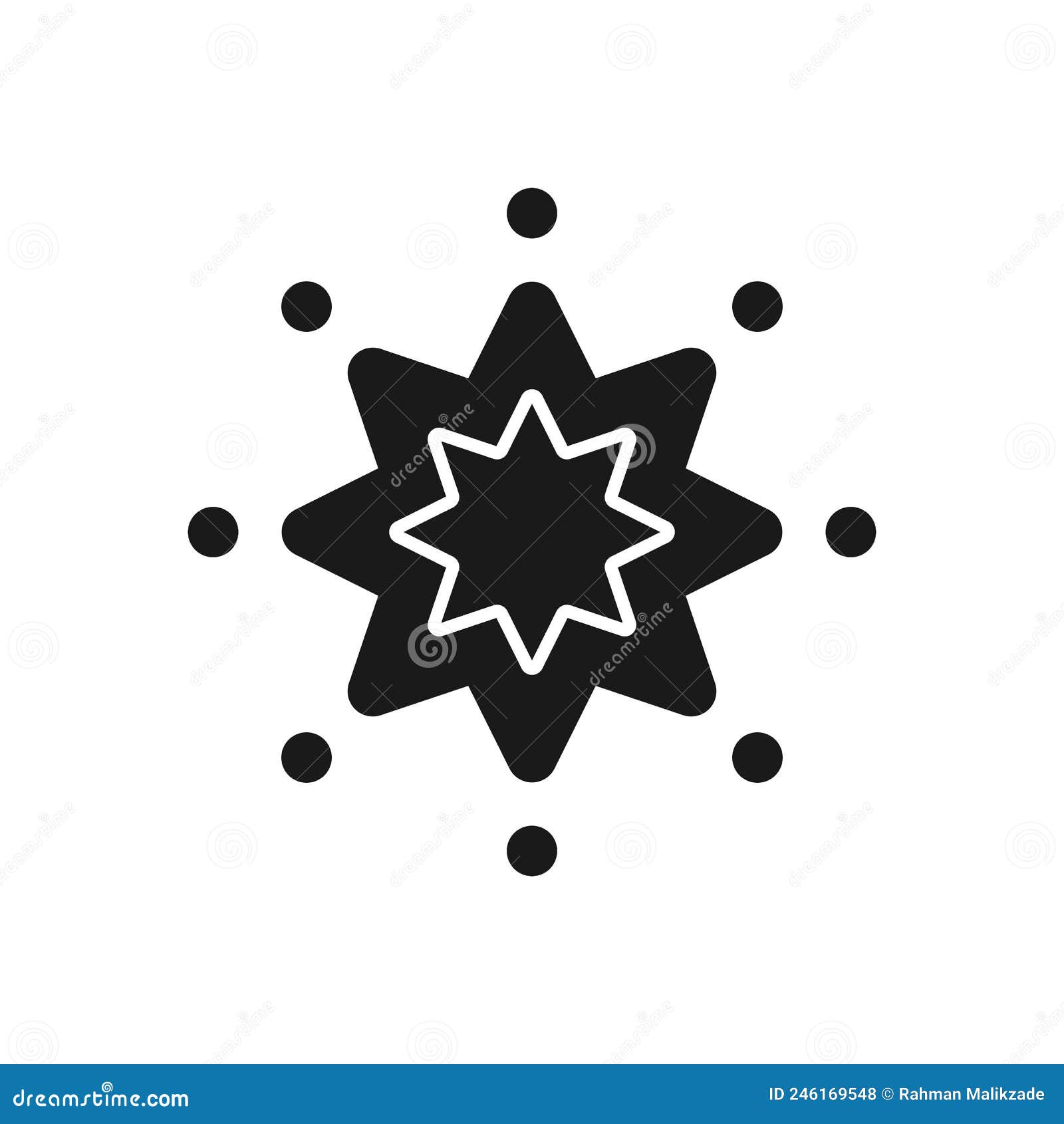 Excellence Star Icon Color Outline Vector | CartoonDealer.com #232830539